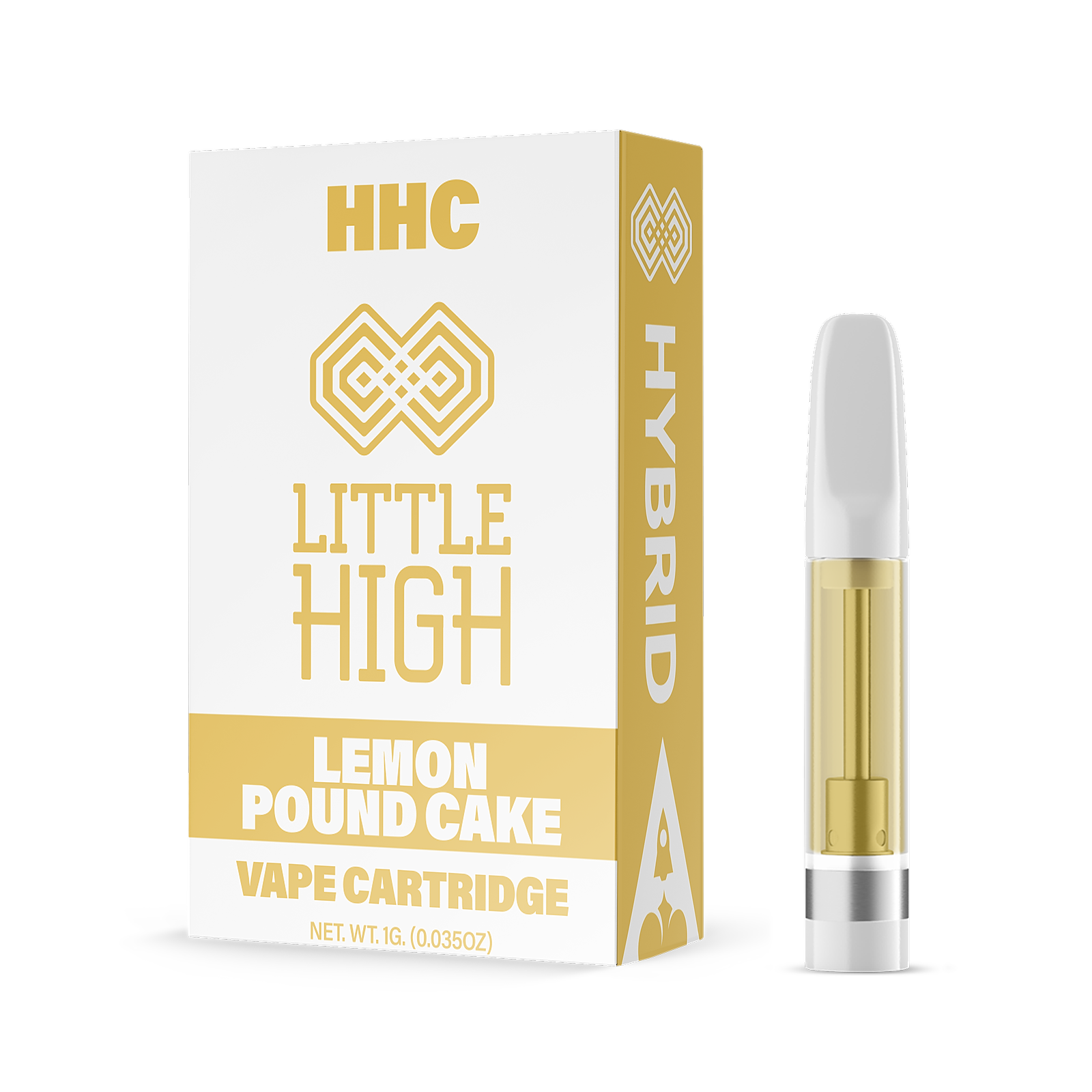 Little High: Little High - HHC Hybrid - Lemon Pound Cake - 1 Gram Cart ...