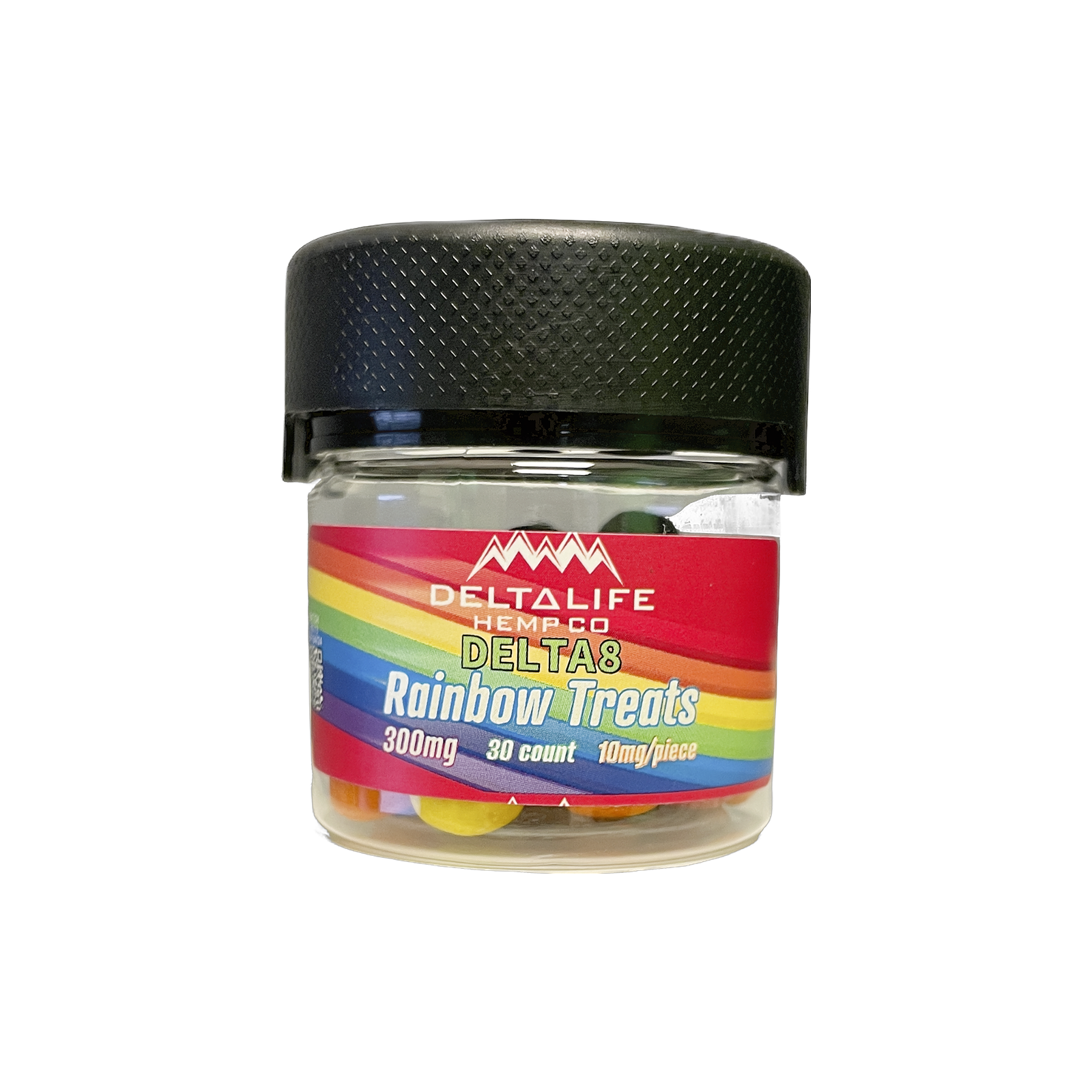 Delta Life Hemp: Delta 8 Rainbow Treats 300mg | Leafly