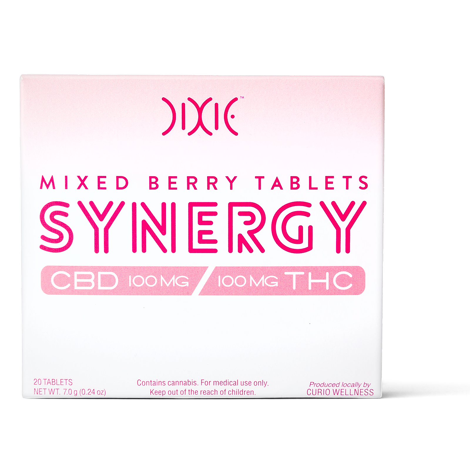 Curio Wellness: Dixie: SYNERGY Mixed Berry Tablets [100mg] 20-pack | Leafly