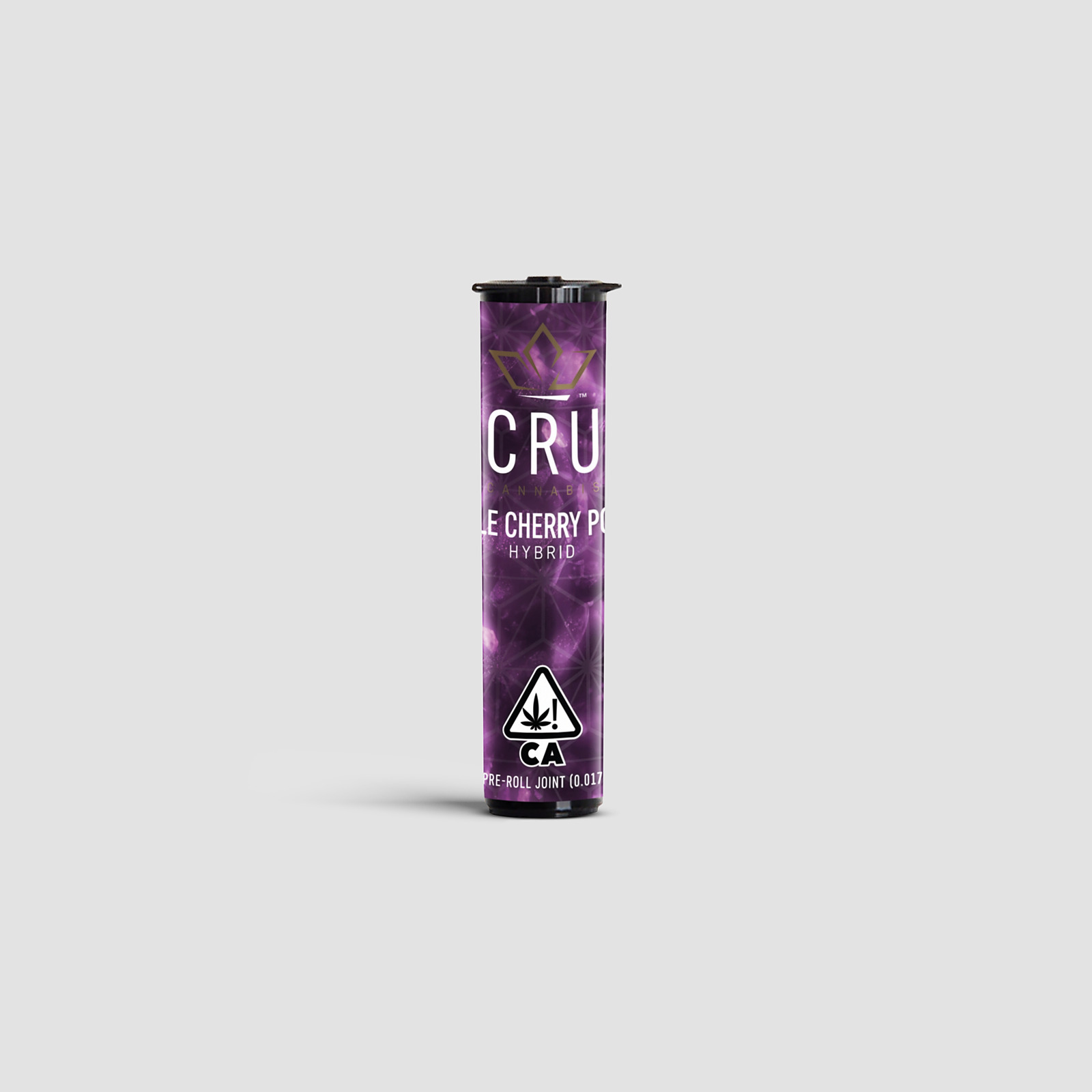 CRU Cannabis: Purple Cherry Popper (0.5G Hybrid Pre-Roll) | Leafly