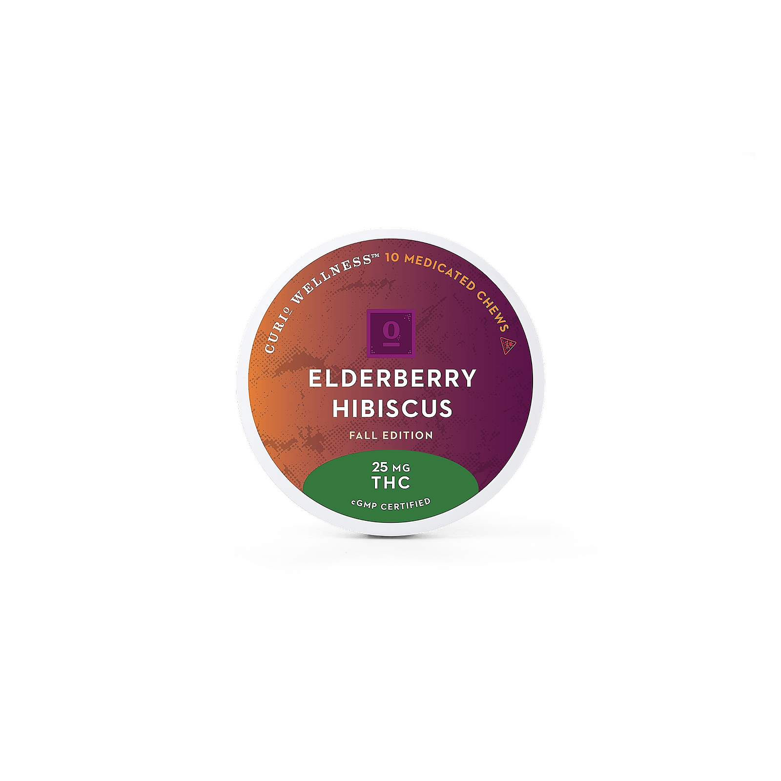 Curio Wellness: Elderberry Hibiscus Chews 25mg | Leafly