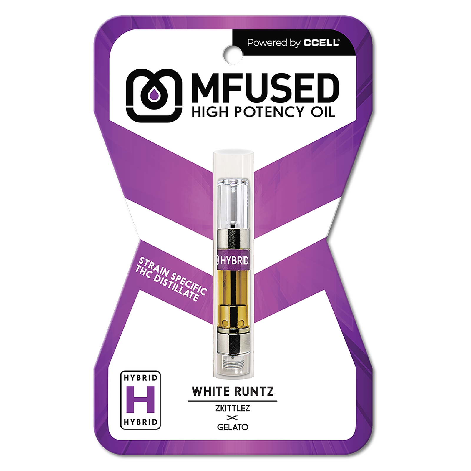 MFUSED: White Runtz - Strain Specific Distillate Cartridge | Leafly
