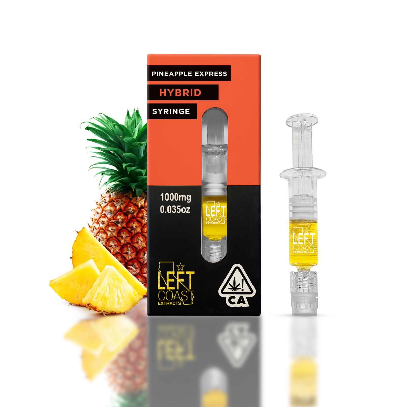 Left Coast Extracts: Pineapple Express Distillate Syringe 1g | Leafly