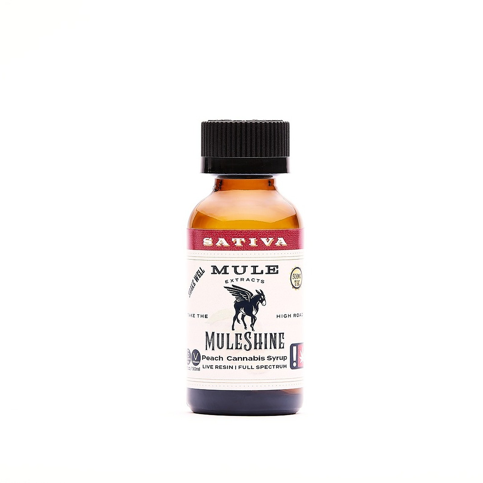 Mule Extracts: 500mg Peach Muleshine Sativa | Leafly