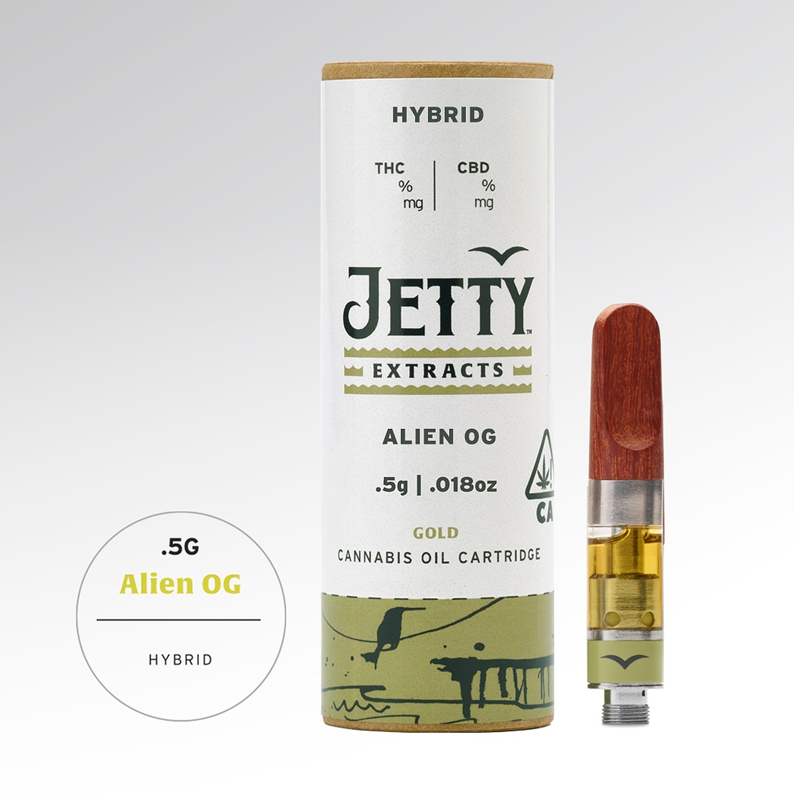 Alien OG Gold Cartridge .5g | Leafly