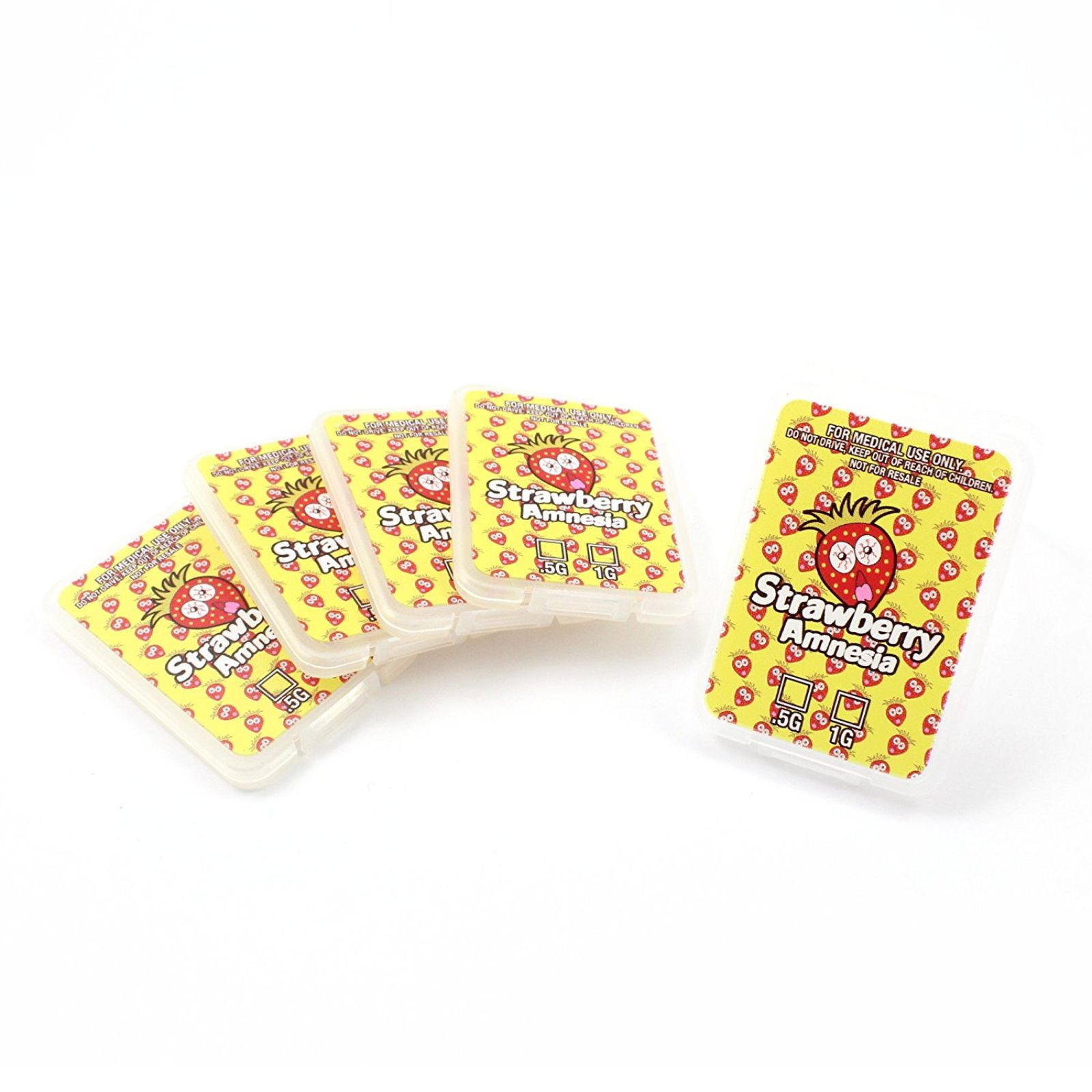 Shatter Labels: 25 STRAWBERRY AMNESIA Strain Cannabis Label Shatter ...