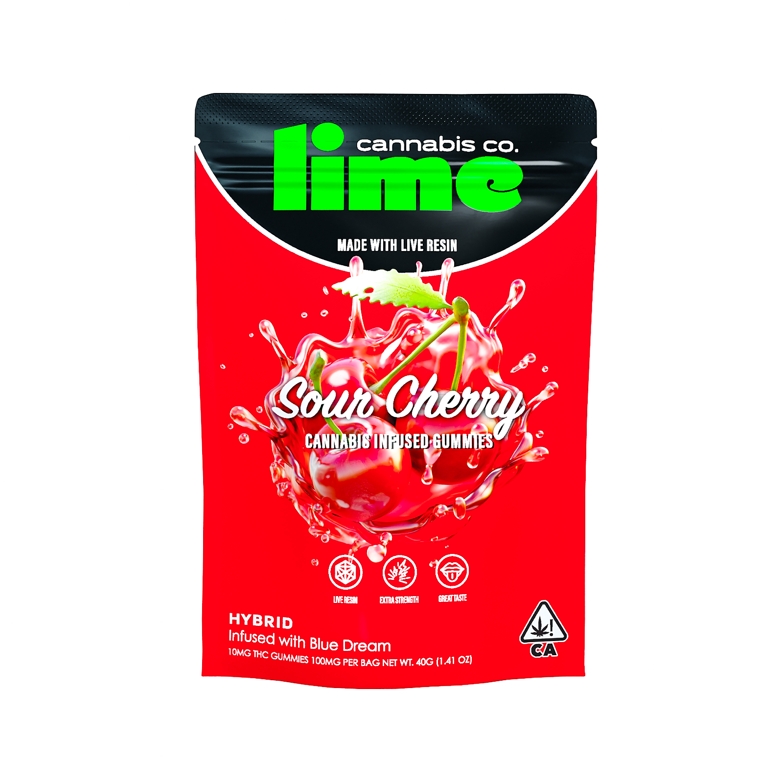 Lime: 100mg Gummies | Sour Cherry | Leafly