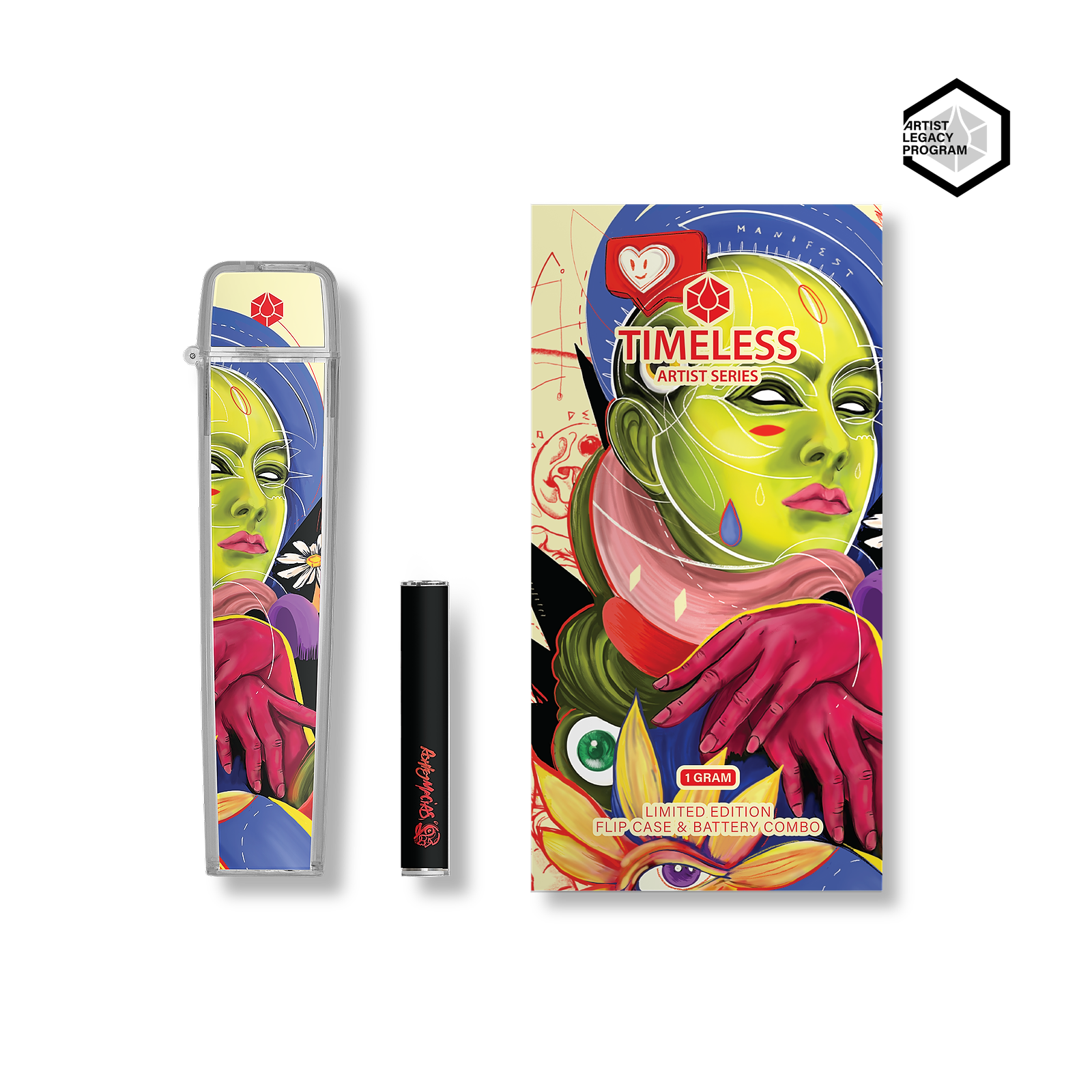 Timeless Vapes: Limited Edition Ashley Macias Flip Case & Battery Combo ...