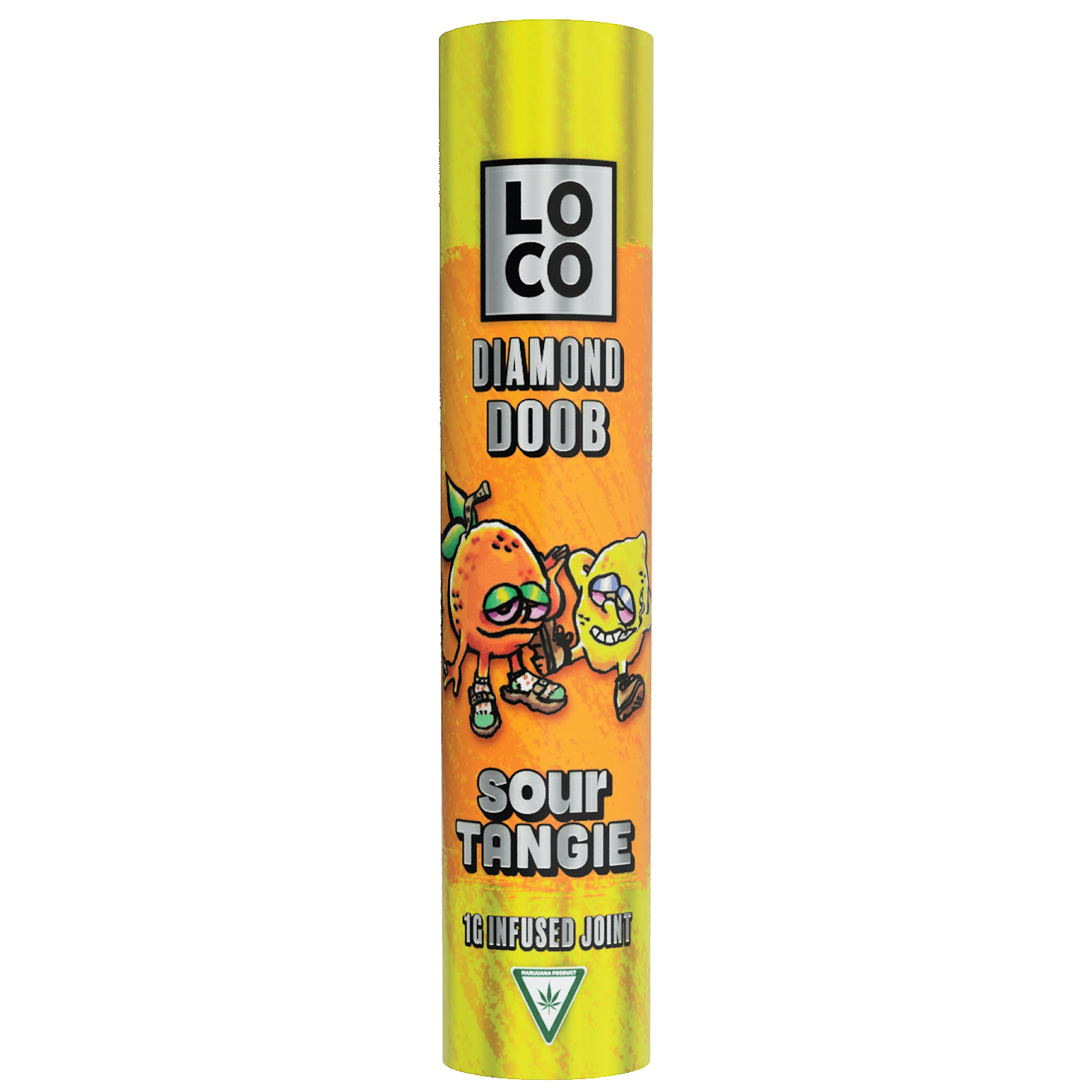 LOCO: LOCO Diamond Doob - Sour Tangie 1G infused pre-roll | Leafly