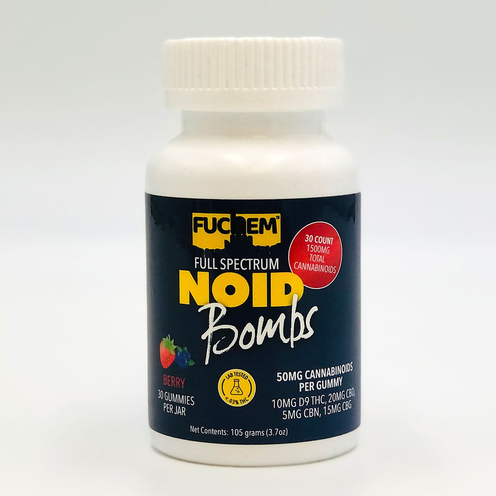 Delta 8 Pro: Fuchem™ Full Spectrum Noid Bombs Berry 30 Count | Leafly