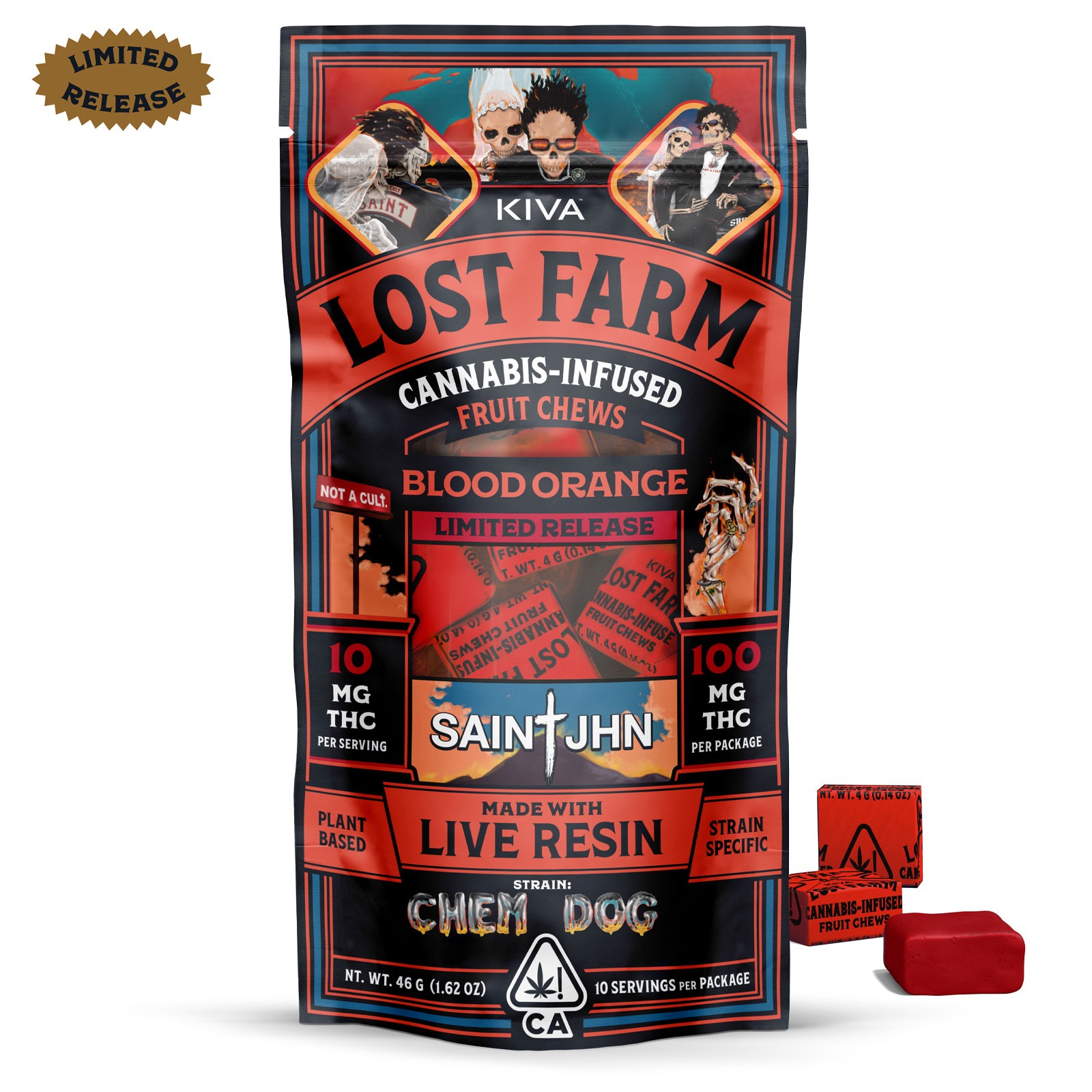 Lost Farm: 10mg Lost Farm + SAINt JHN 'Chem Dog x Blood Orange' Live ...