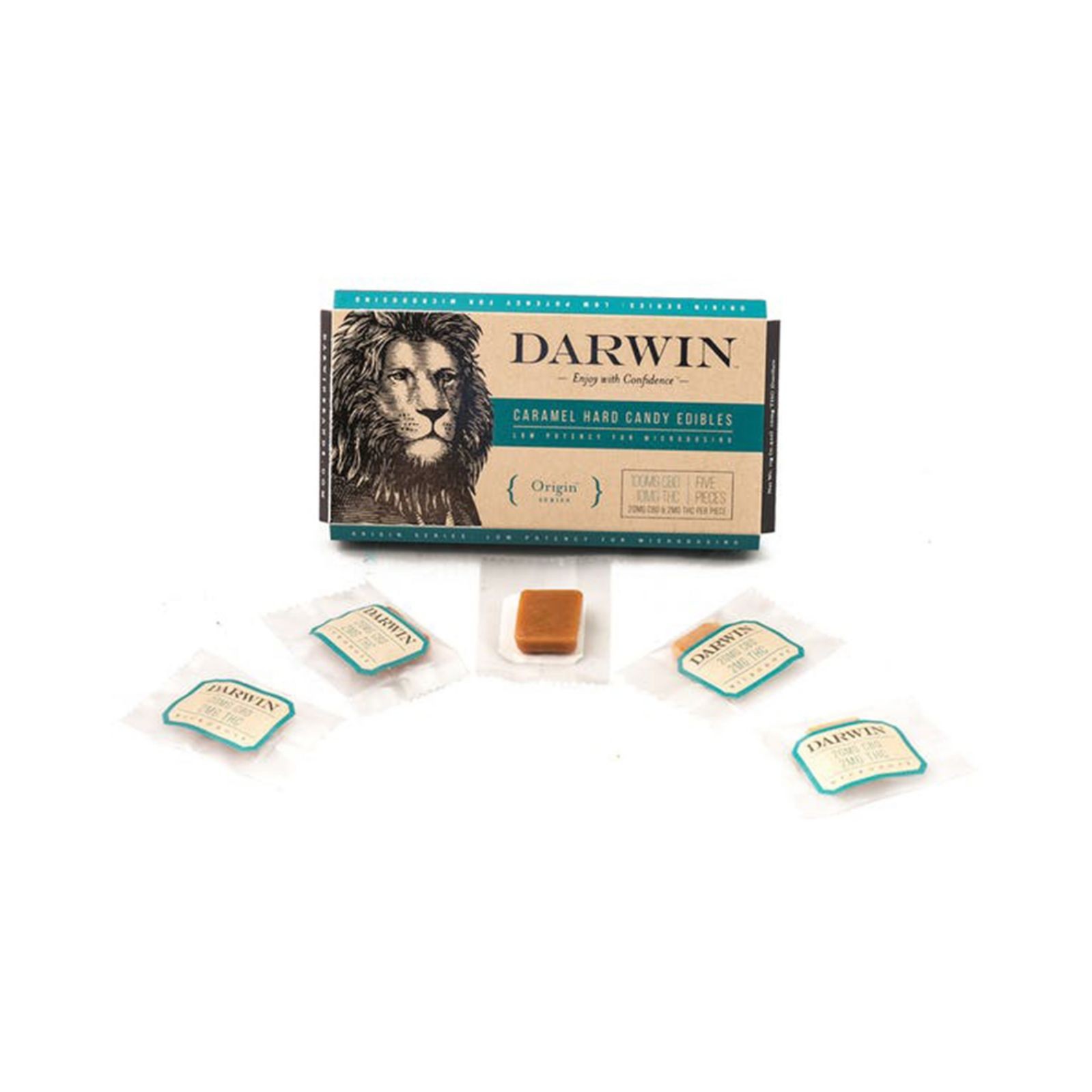 DARWIN™: Darwin Caramel Hard Candy 100mg CBD/10mg THC | Leafly