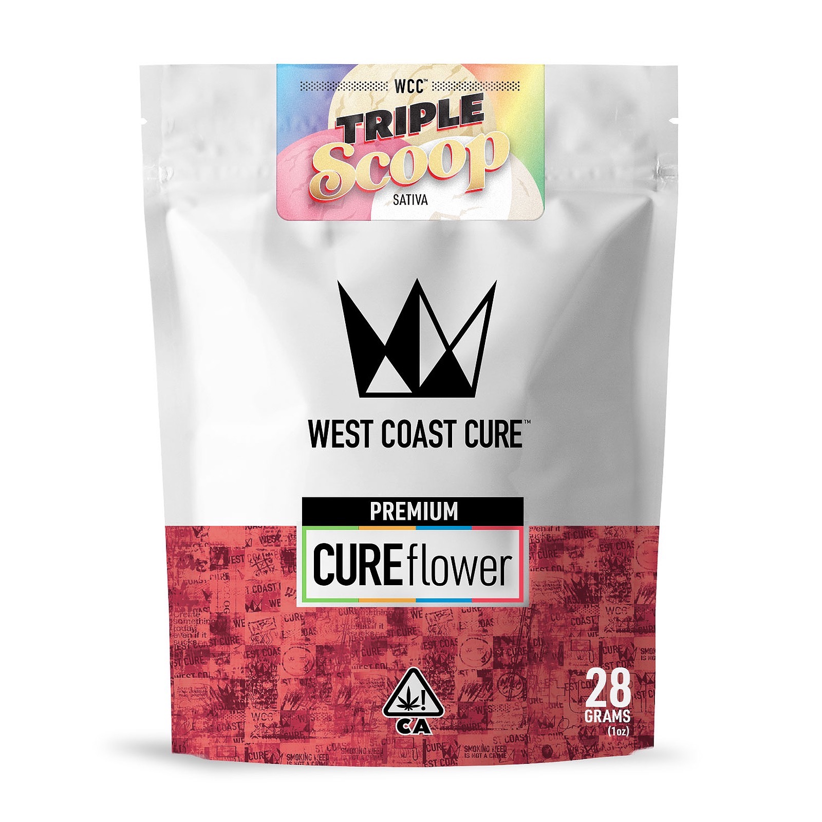 West Coast Cure: Triple Scoop - 28G Premium Flower | Leafly