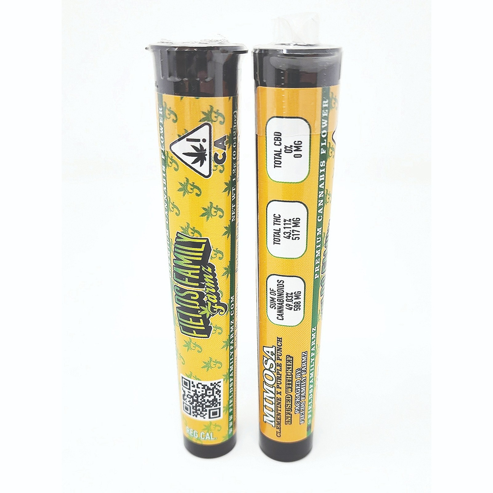 Fields Family Farmz: Mimosa Single Kief Infused Pre-Roll | Leafly