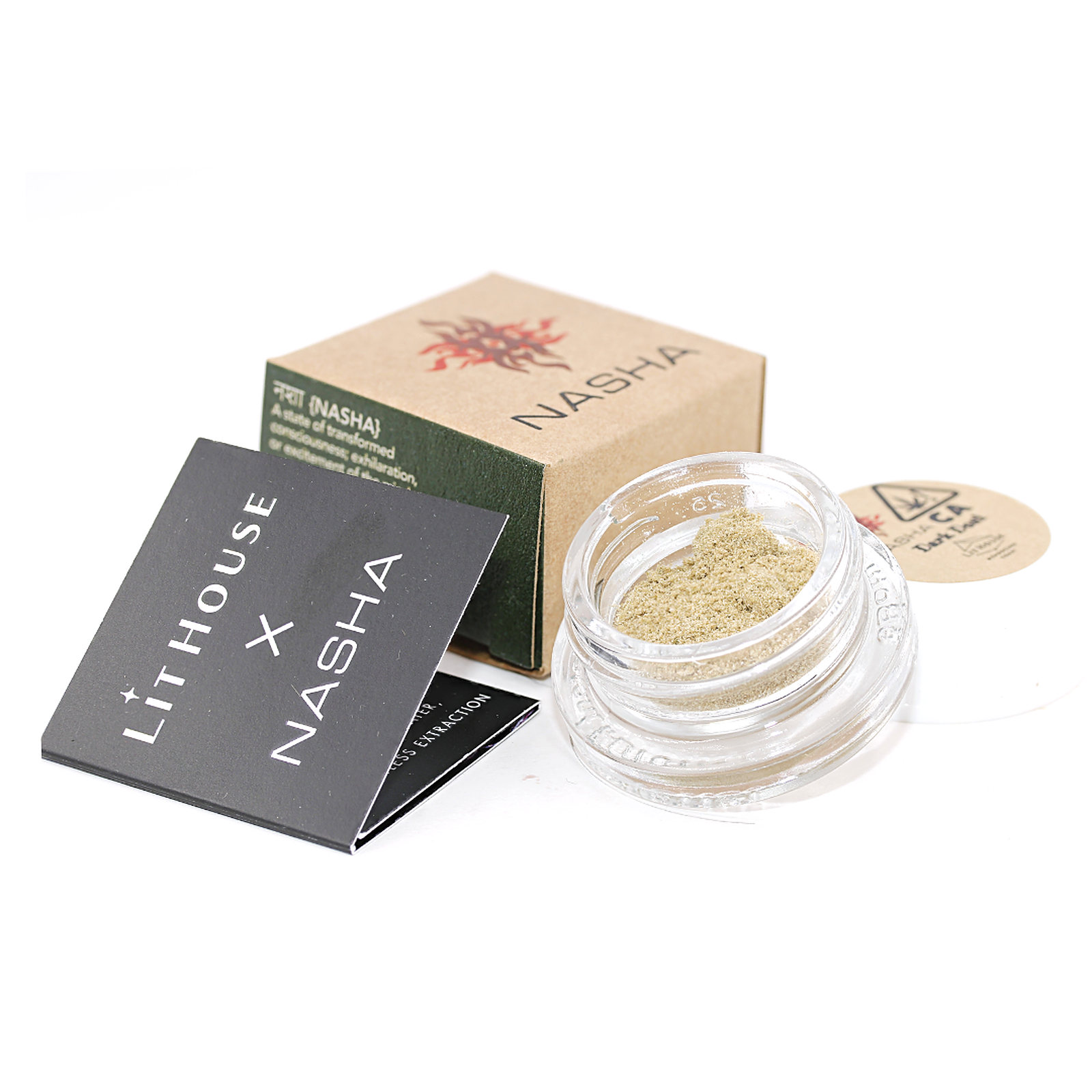 NASHA: Dark Dosi by LitHouse Green Powder Hash | Leafly