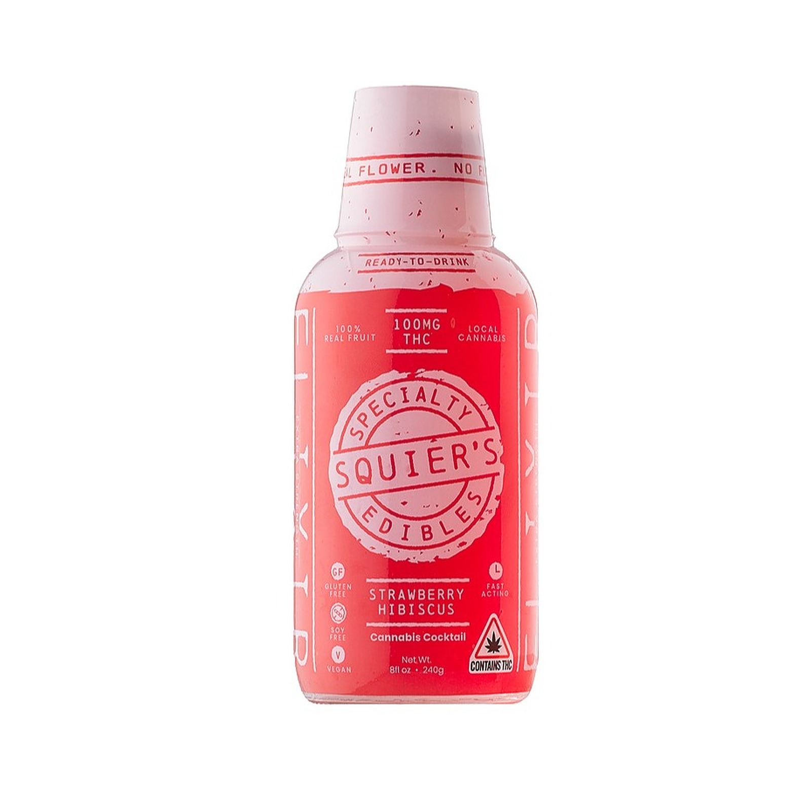 Squier's Specialty Edibles: 100mg Strawberry Hibiscus Beverage (REC ...