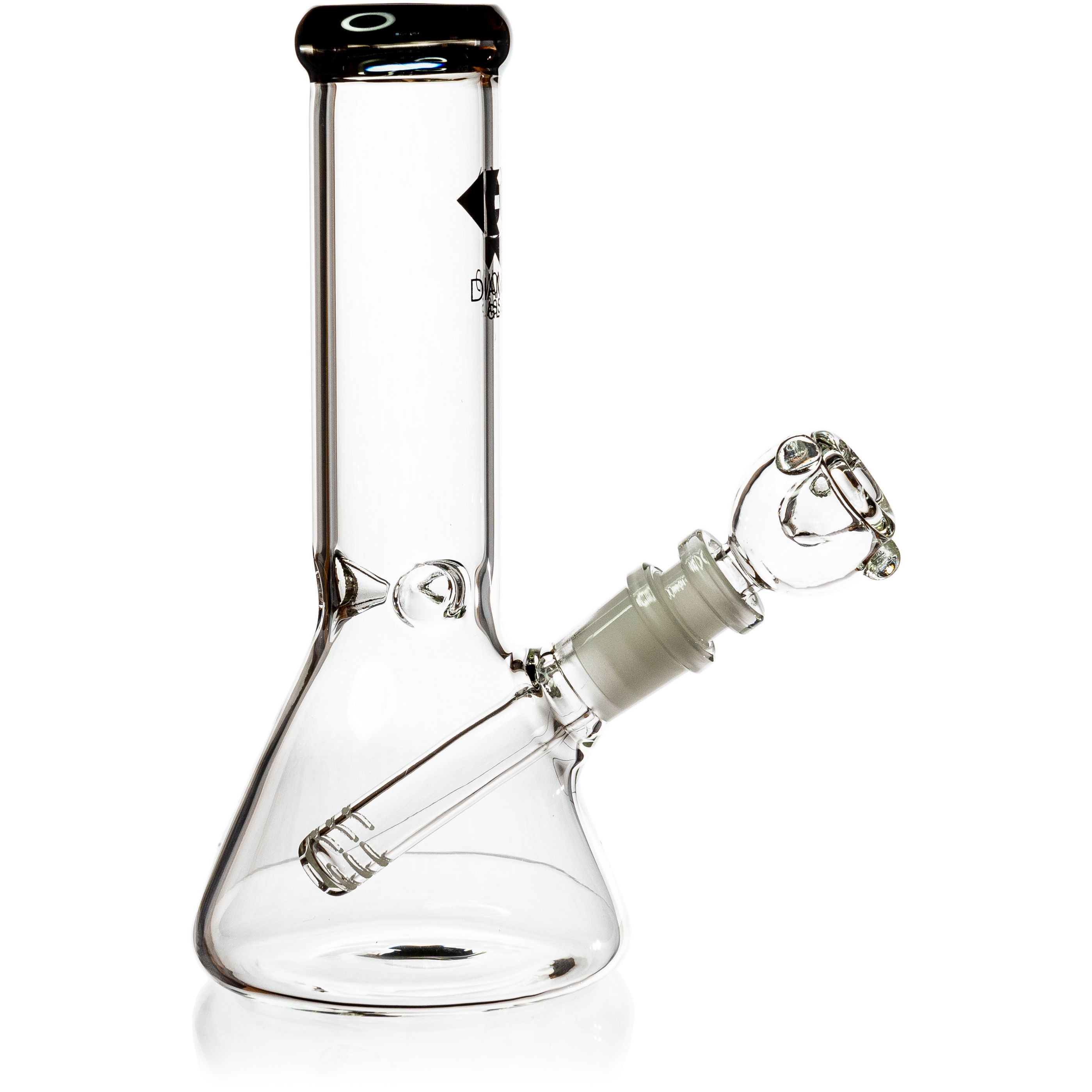 Bat Kountry Online Headshop: 8" Mini Beaker Bong w/ Ice Pinch, by ...
