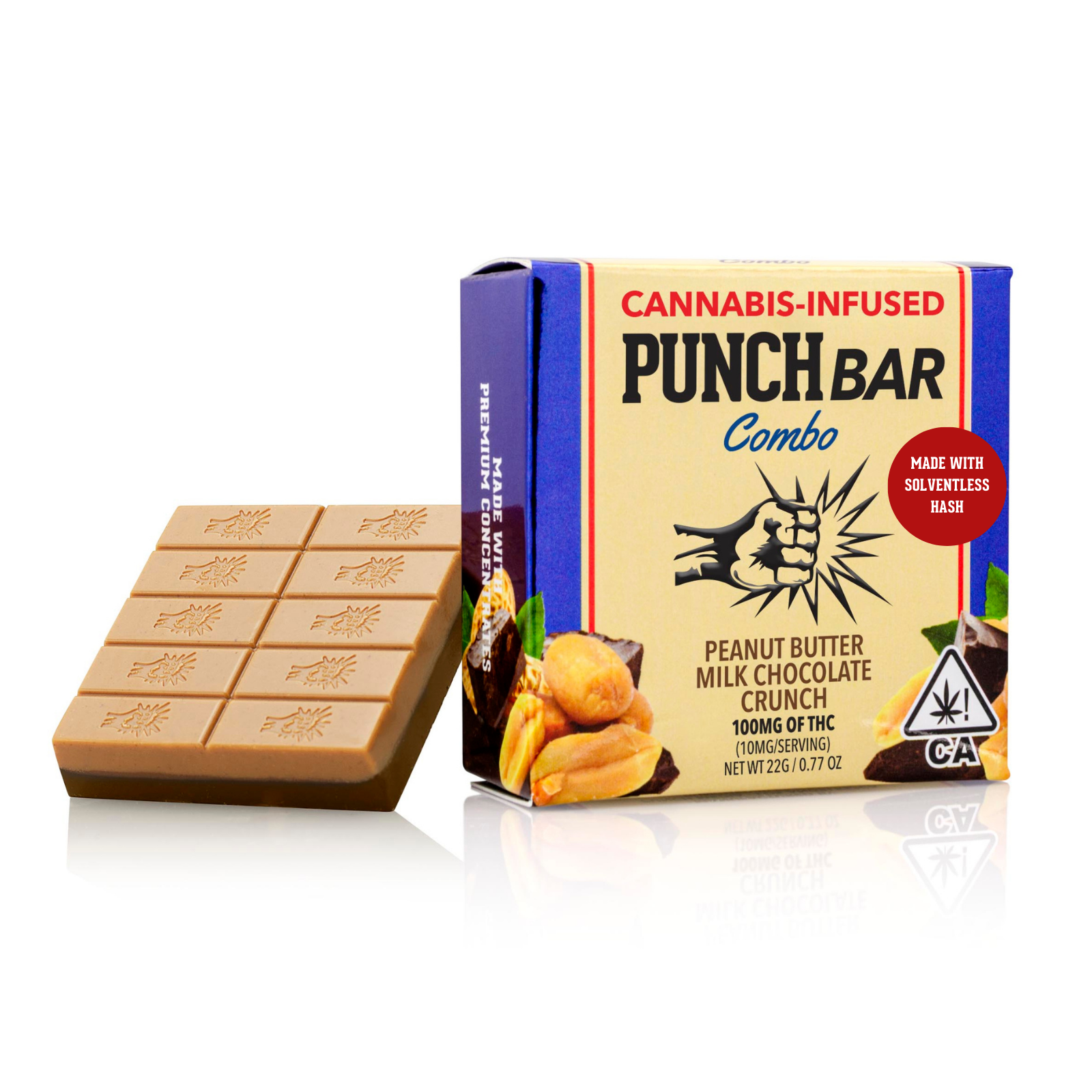 Punch: Peanut Butter Milk Chocolate Crunch PunchBar | Leafly