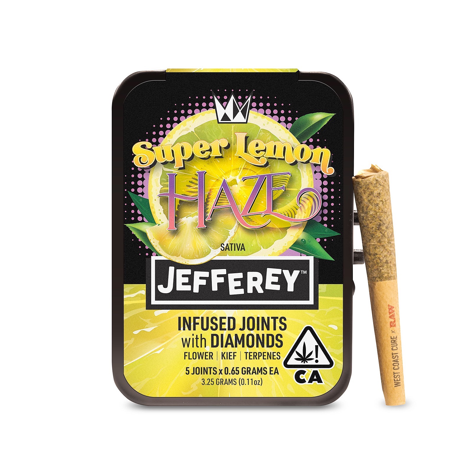 West Coast Cure: Super Lemon Haze - Jefferey Infused Joint .65g 5 Pack ...