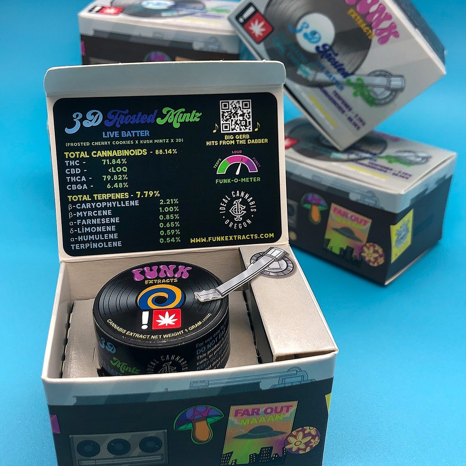 Funk Extracts: 3D Frosted Mintz Live Batter | Leafly