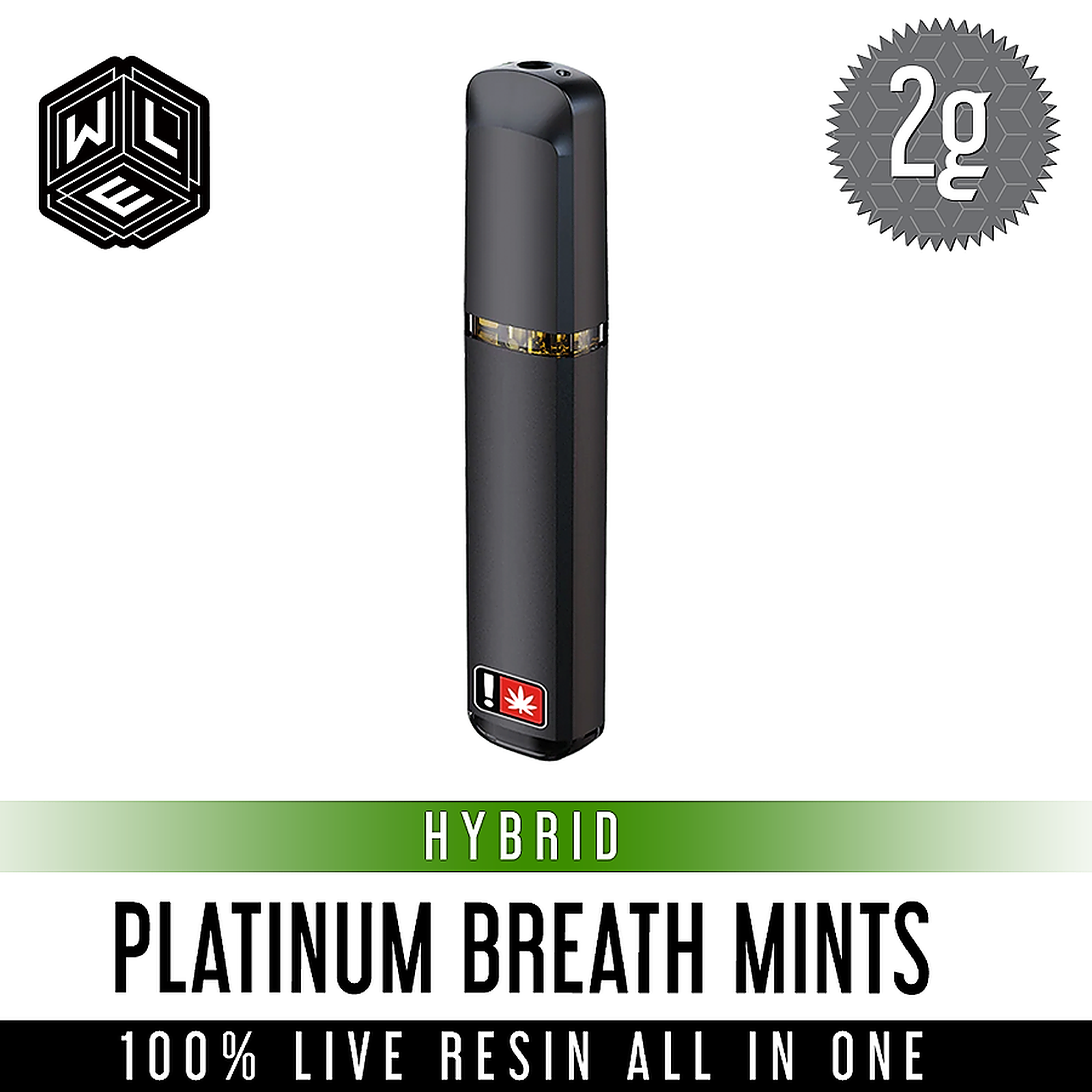 White Label Extracts Platinum Breath Mints All In One 100 Live Resin
