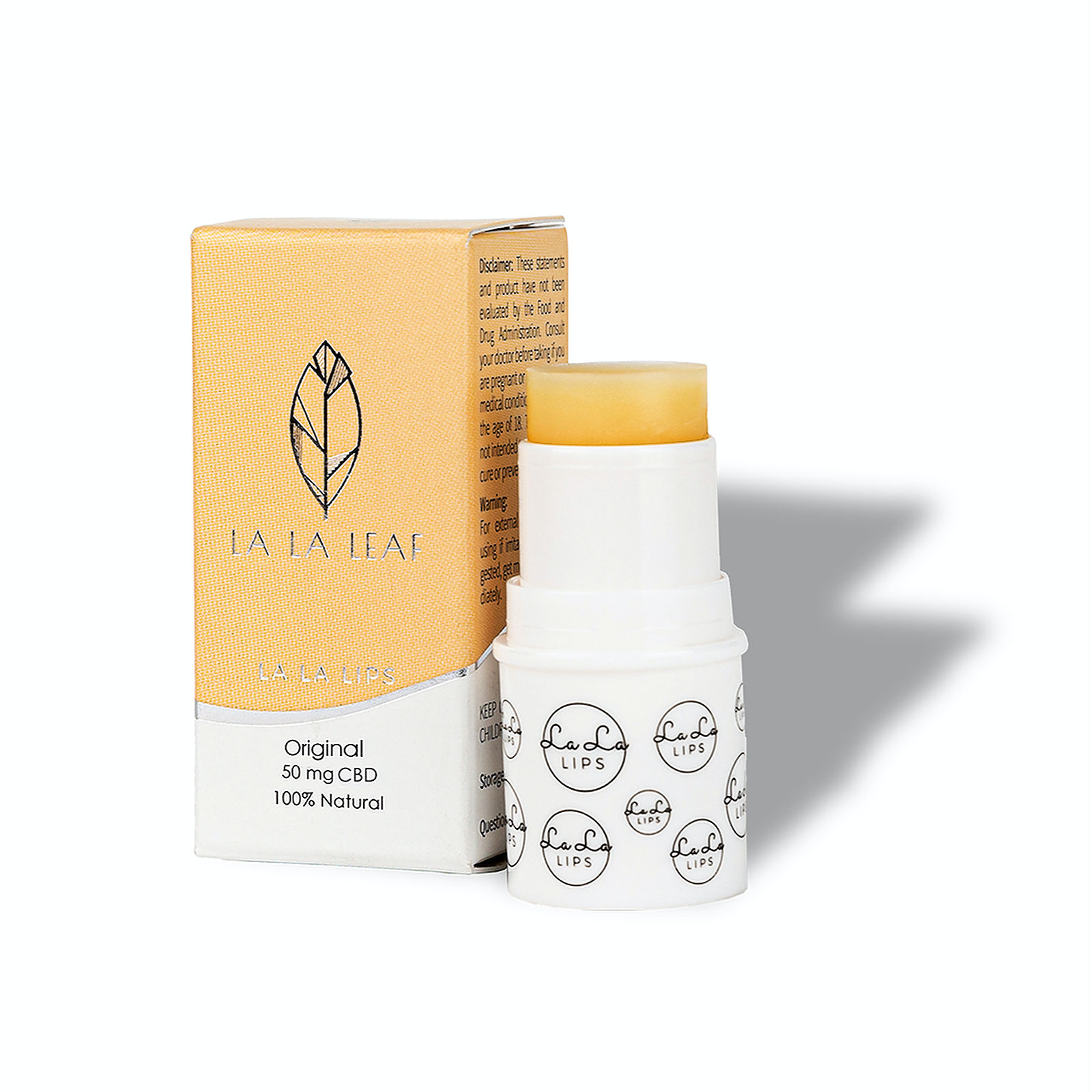 LA LA LEAF: LA LA LIPS- LIP BALM 50mg CBD | Leafly
