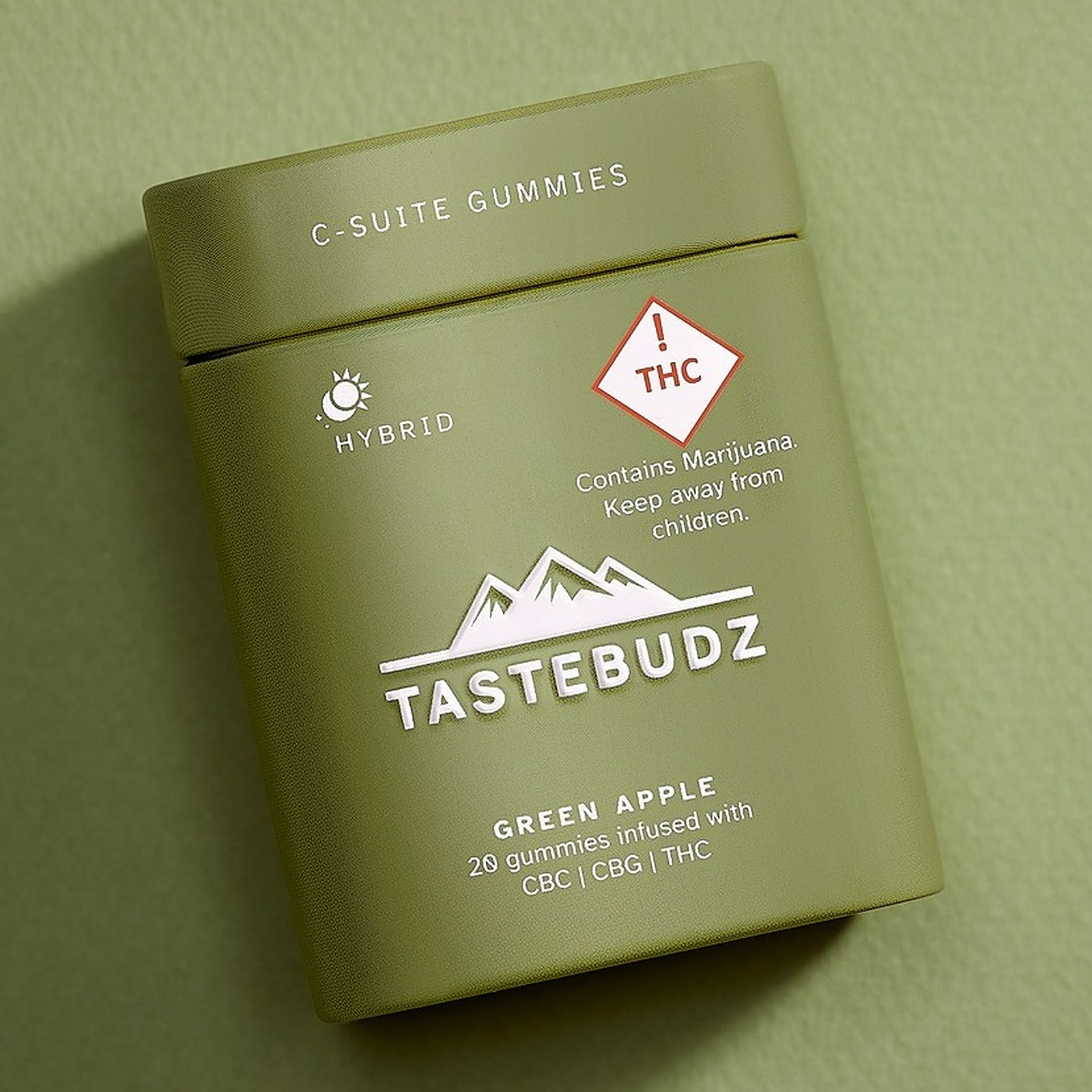 TasteBudz: Green Apple Rosin Gummies | CBC | CBG | THC | | Leafly