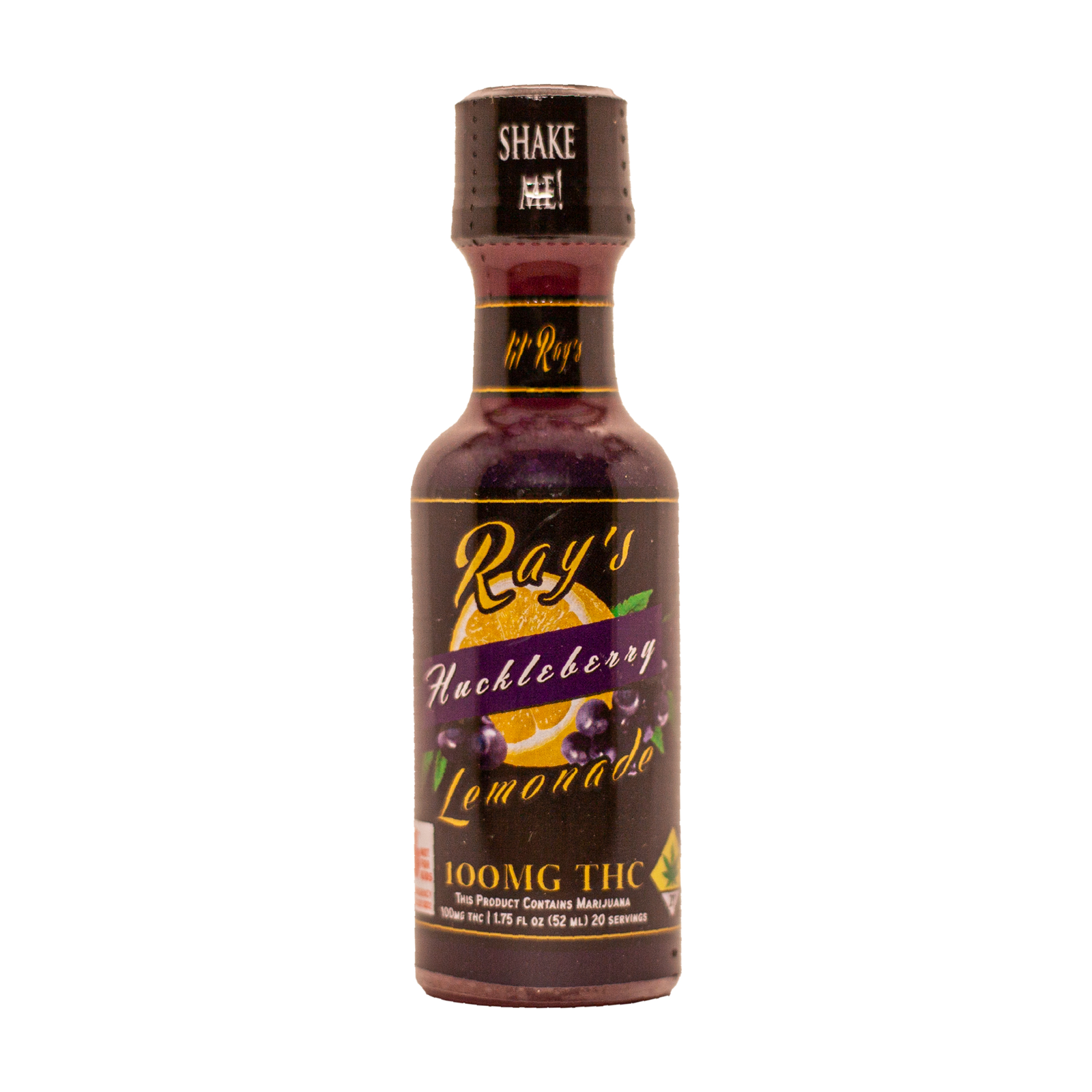 Ray's Lemonade: Huckleberry lil' Ray's Lemonade 100mg THC | Leafly