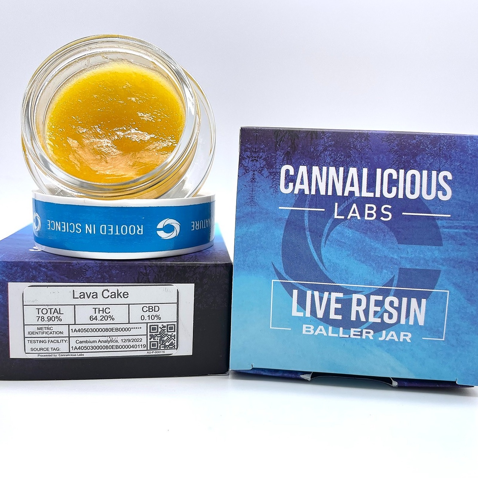 Cannalicious Labs: Lava Cake Live Resin - 7.0g Baller Jar - Hybrid | Leafly