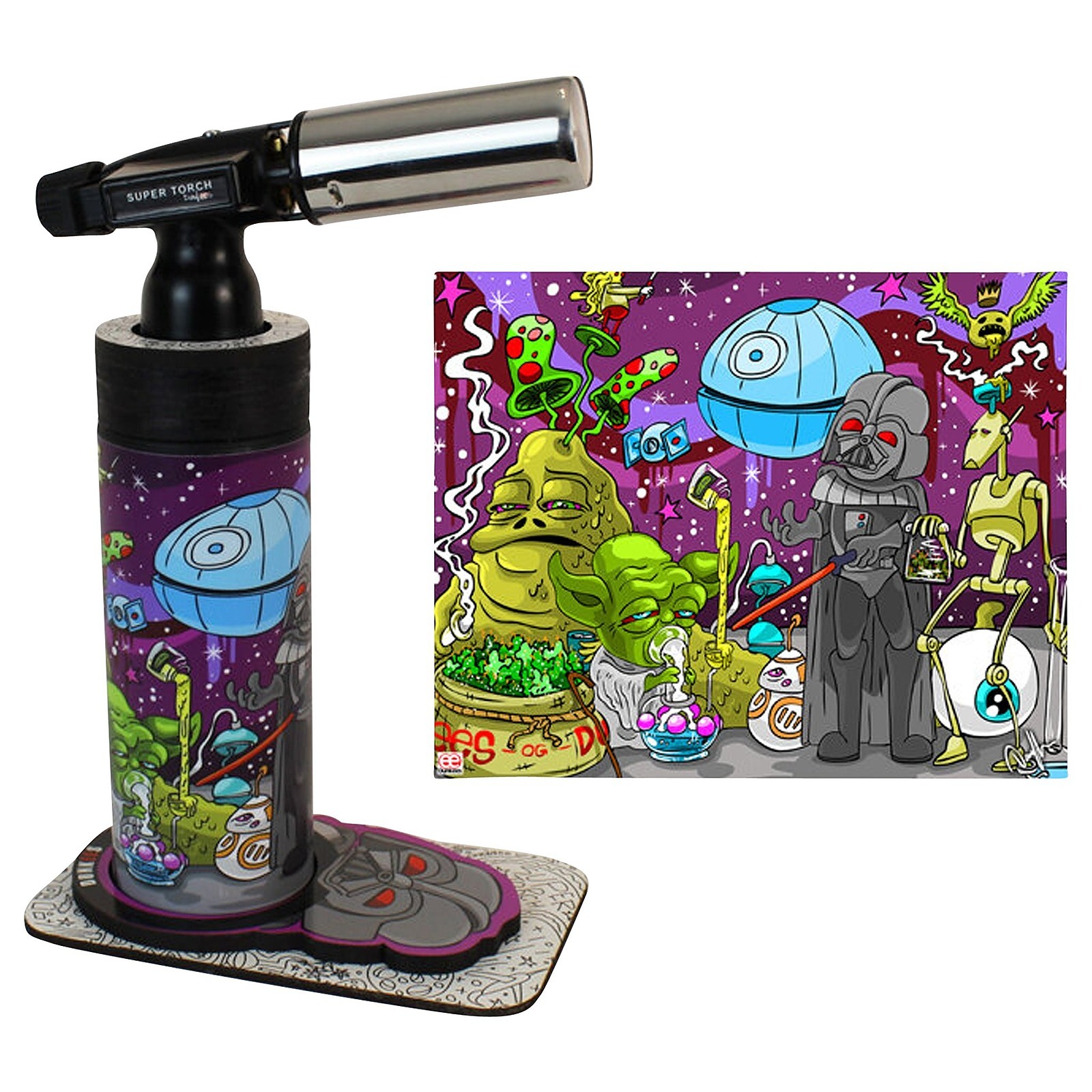 CaliConnected Online Headshop: Dunkees “Dab Wars” Butane Dab Torch | Leafly