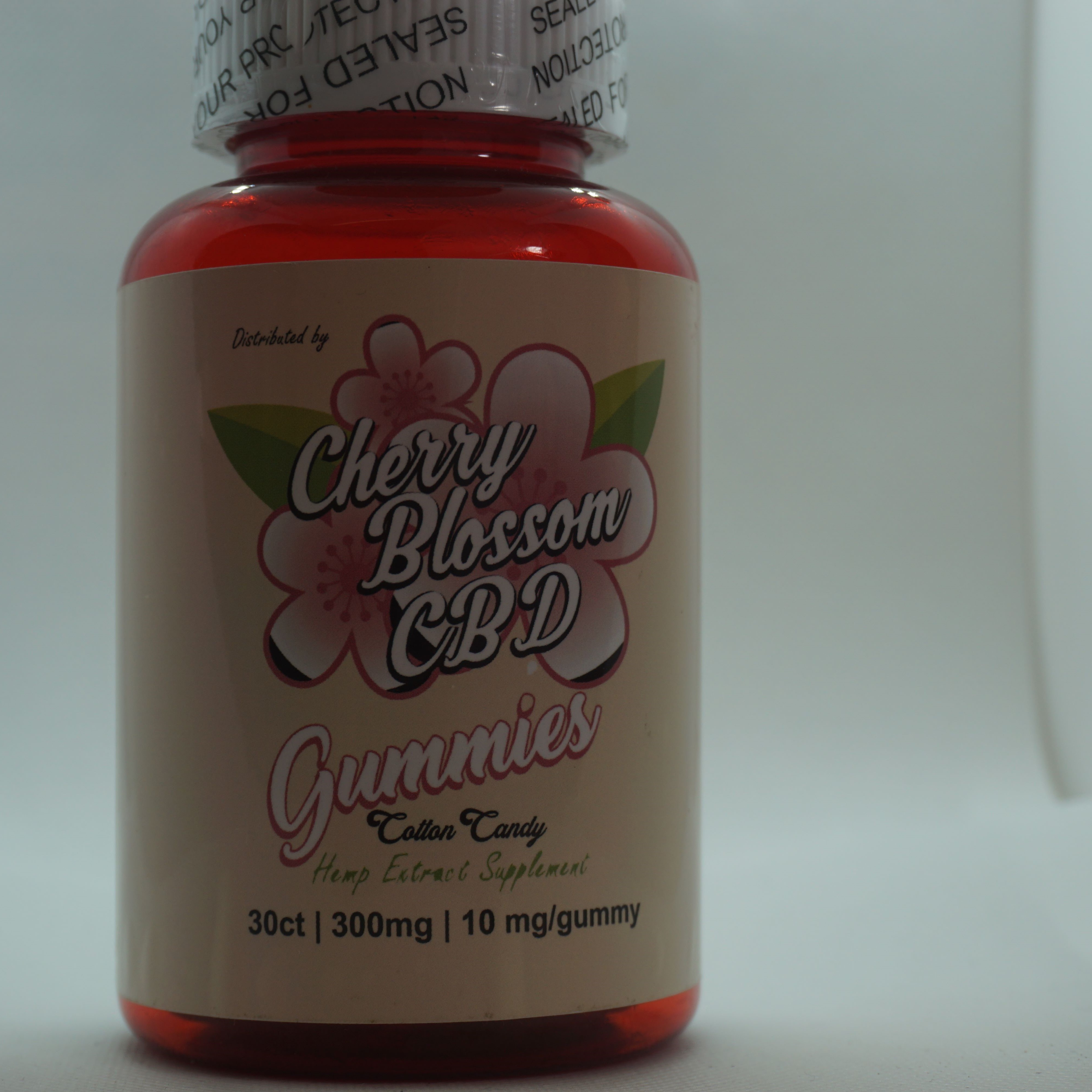 Cherry Blossom CBD: Cotton Candy Gummies, 300 MG total CBD | Leafly