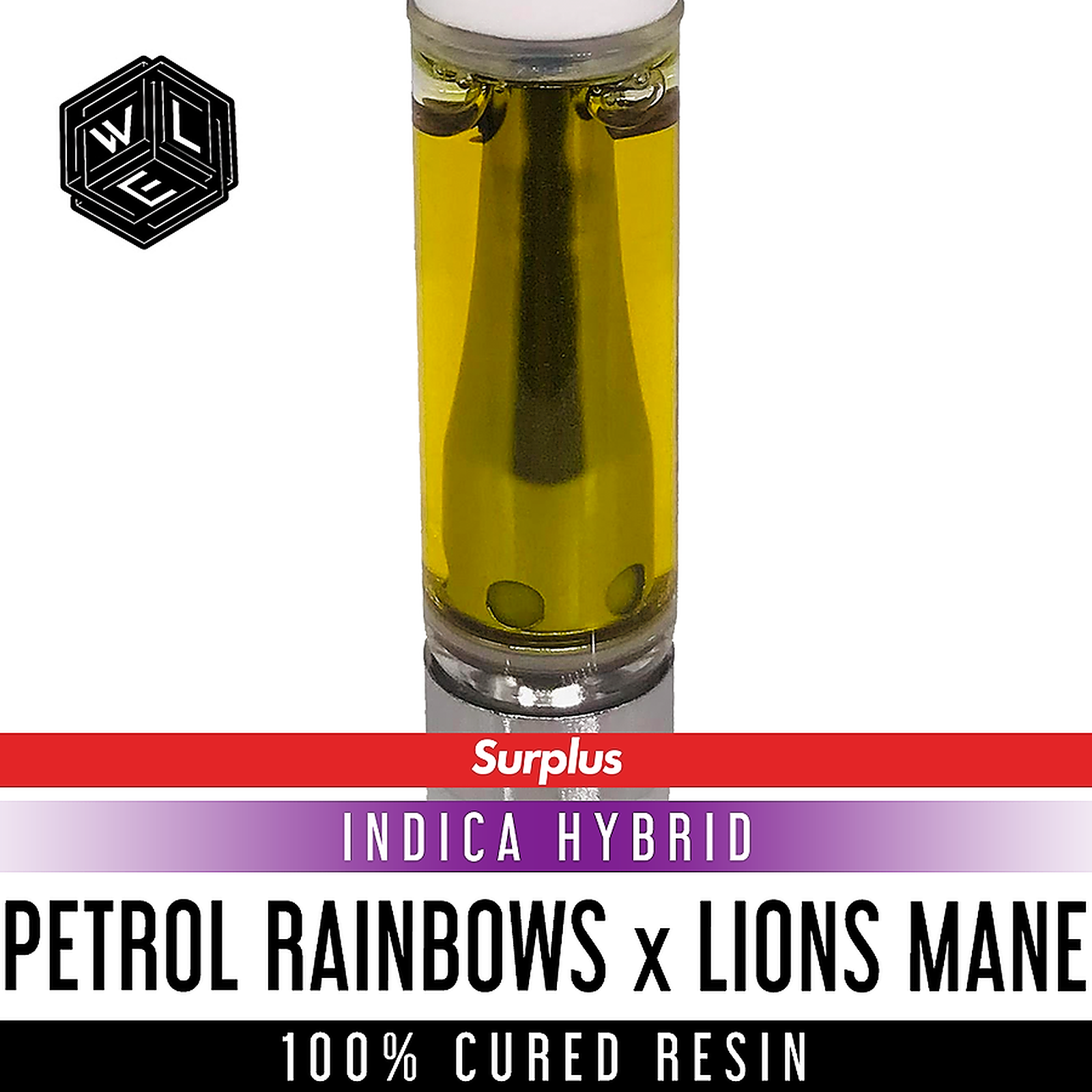 White Label Extracts: Petrol Rainbows x Lions Mane 100% Cured Resin ...