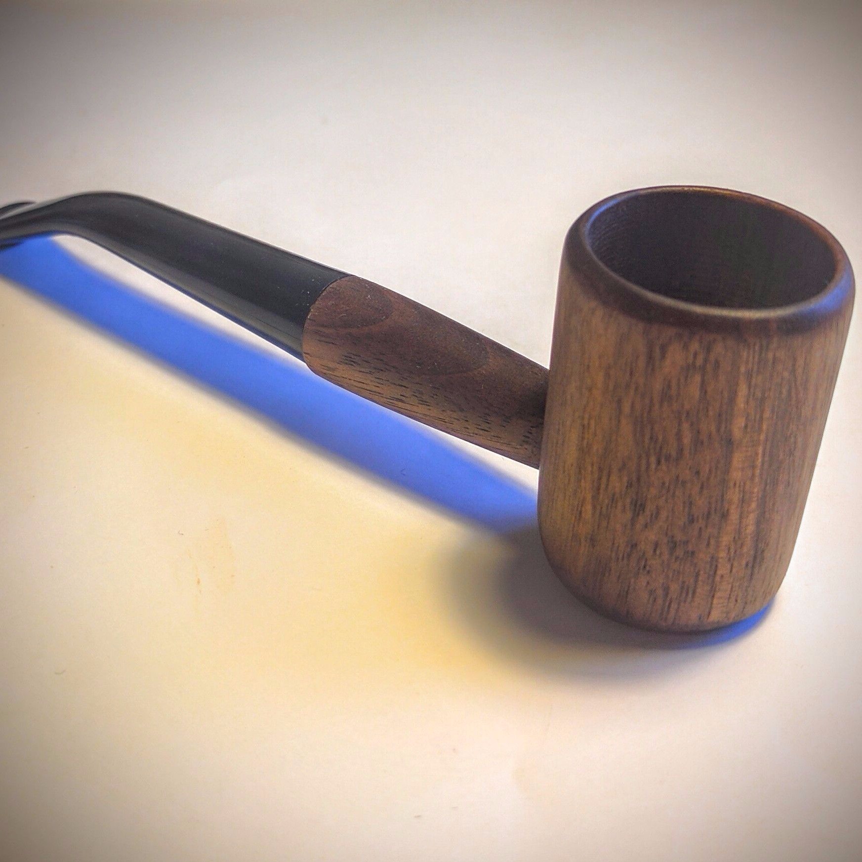 Pipe Dream Arts: WALNUT Poker Style Wooden Smoking Pipe - Handmade ...