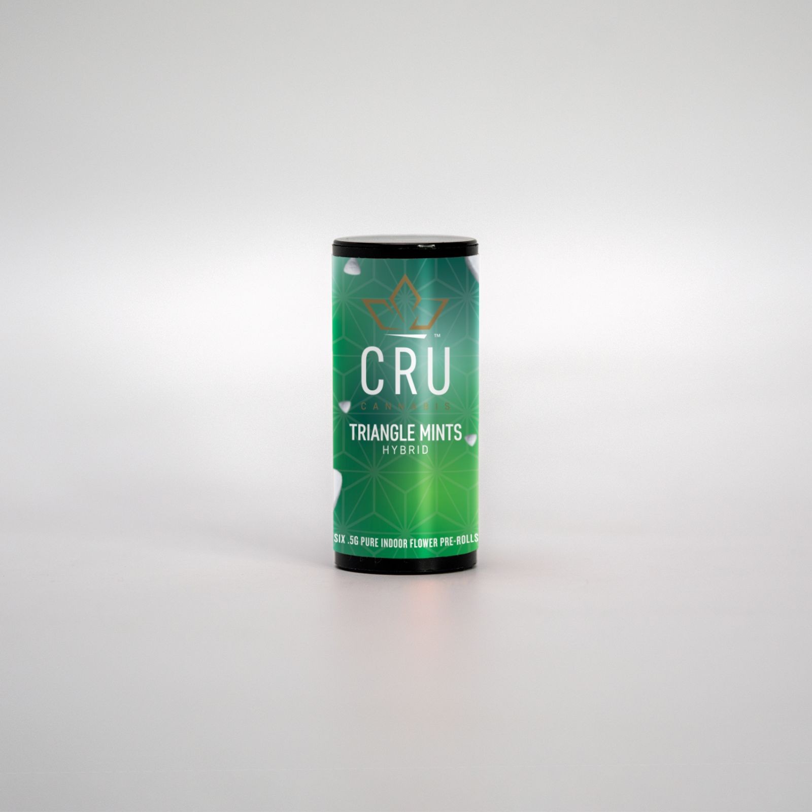 CRU Cannabis: Triangle Mints (0.5G Hybrid Pre-Roll 6 pack) | Leafly