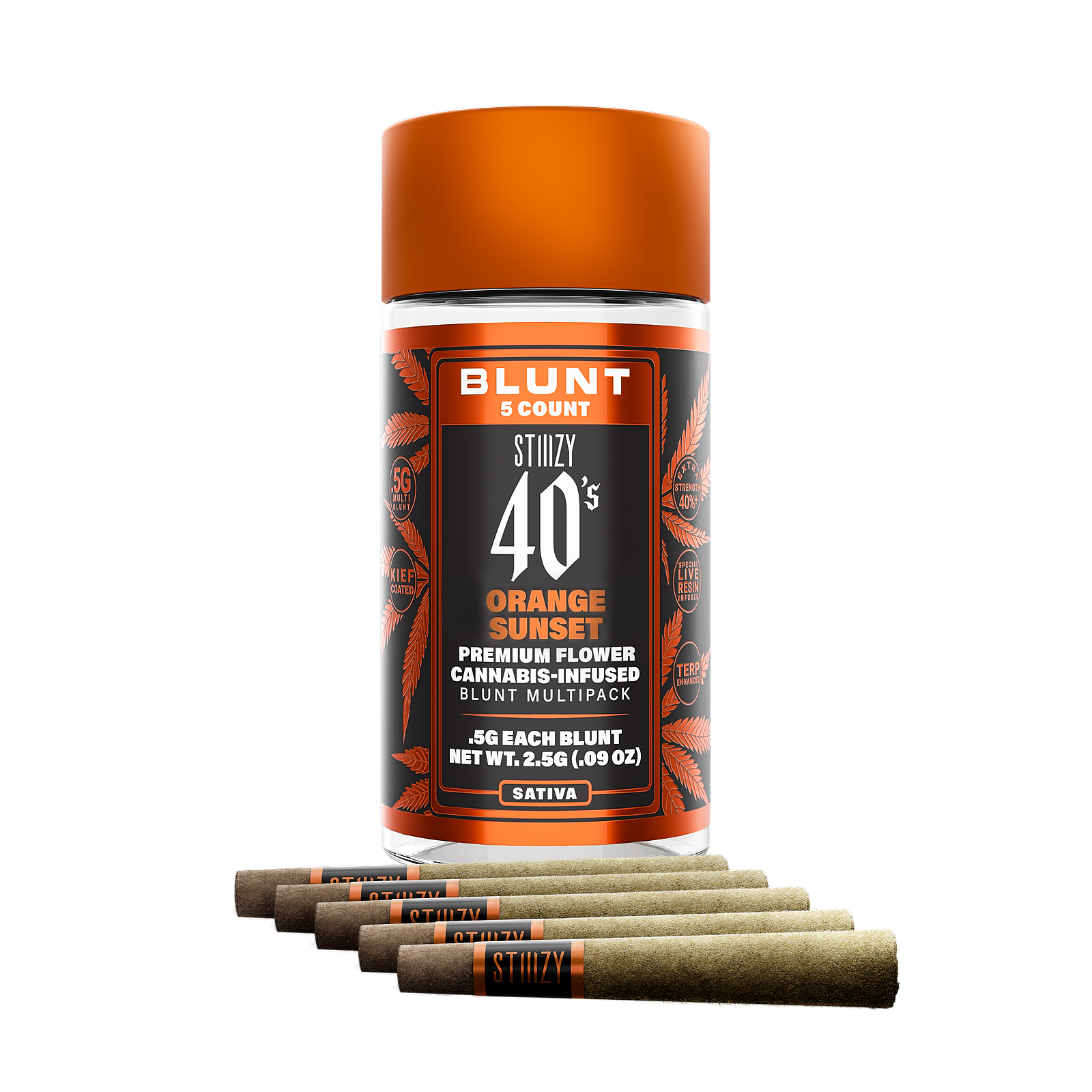 Stiiizy Orange Sunset 5g 40s Mini Blunt Multi Pack Leafly