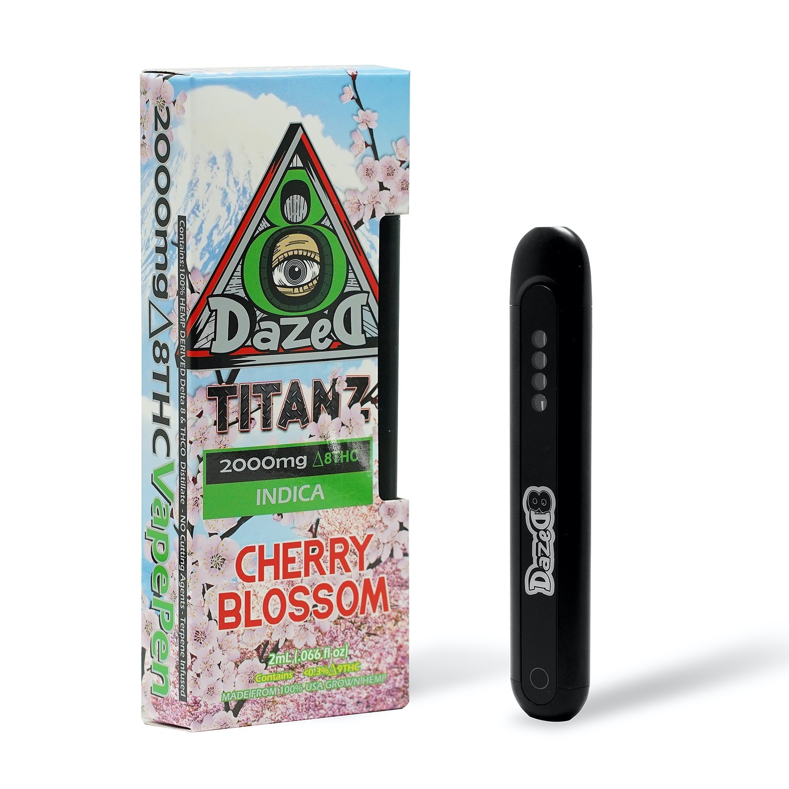 DazeD8: Cherry Blossom Delta 8 THC Disposable Vape — 2 Grams | Leafly