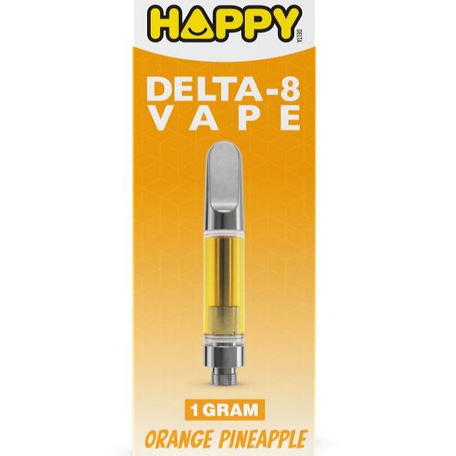 HAPPY Delta: Orange Pineapple - Happy Delta - Delta 8 Vape Cart | Leafly