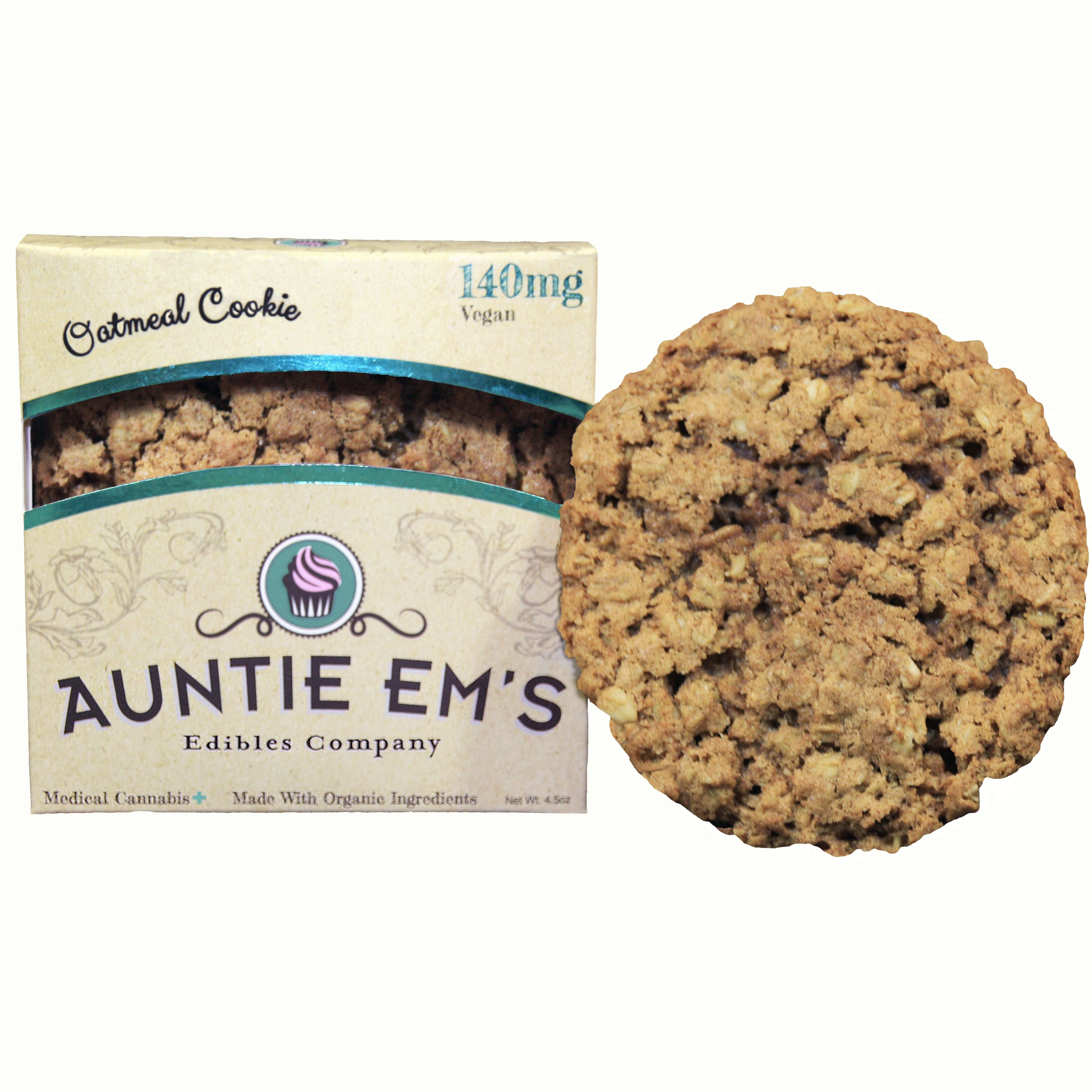 Auntie Em's Edibles Company: Vegan Oatmeal Cookie | Leafly