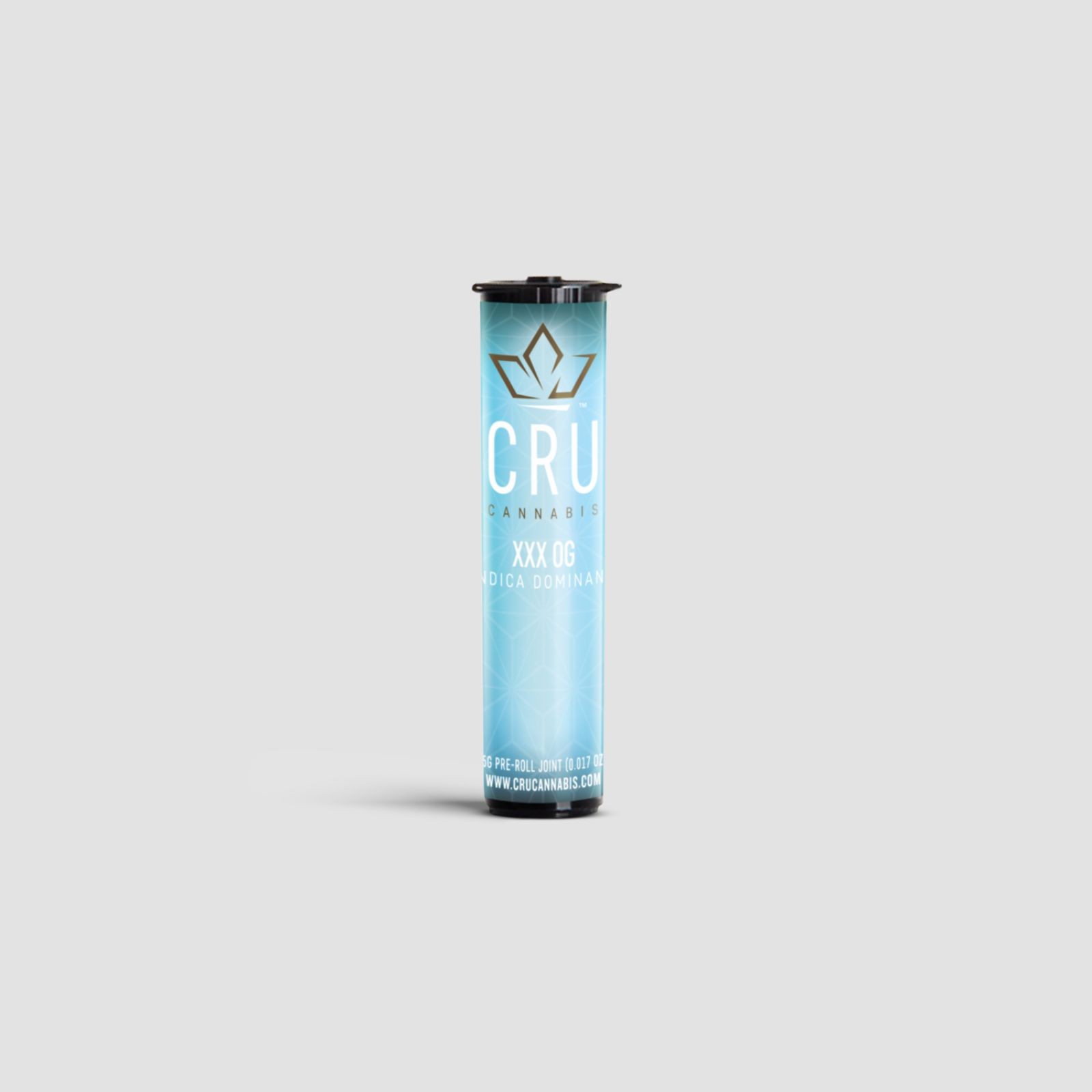Cru Cannabis Xxx Og 0 5g Indica Pre Roll Leafly