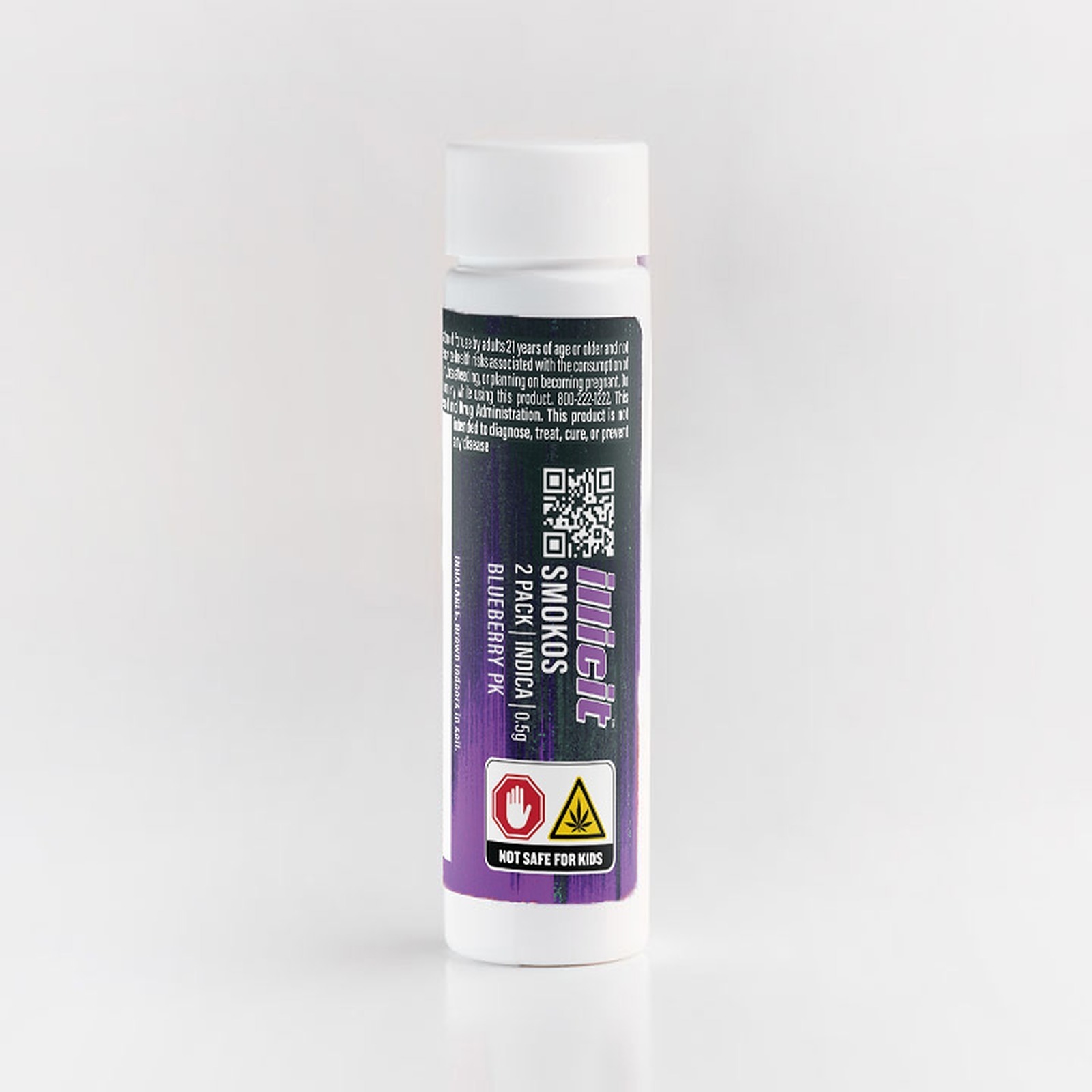 ILLICIT: Blueberry PK .5g Smokos Preroll 5-Pack | Leafly