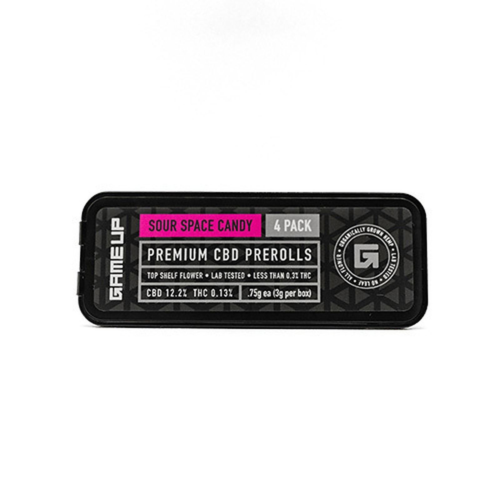 GAME UP® Nutrition: Sour Space Candy CBD Preroll 4 Pack | Leafly