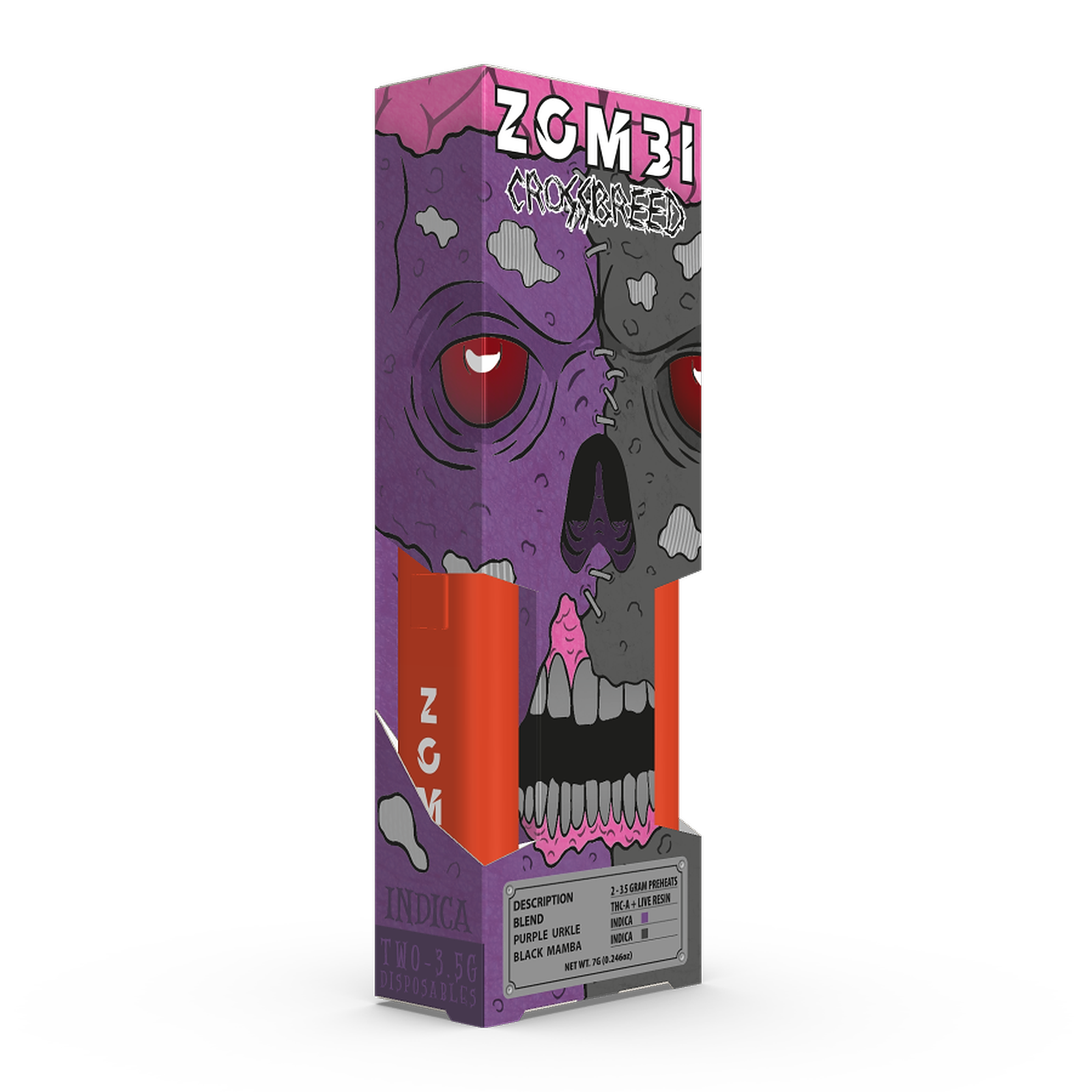 The Zombi Nation: Crossbreed Juggernaut - 3.5G Disposable 2pk (7G ...