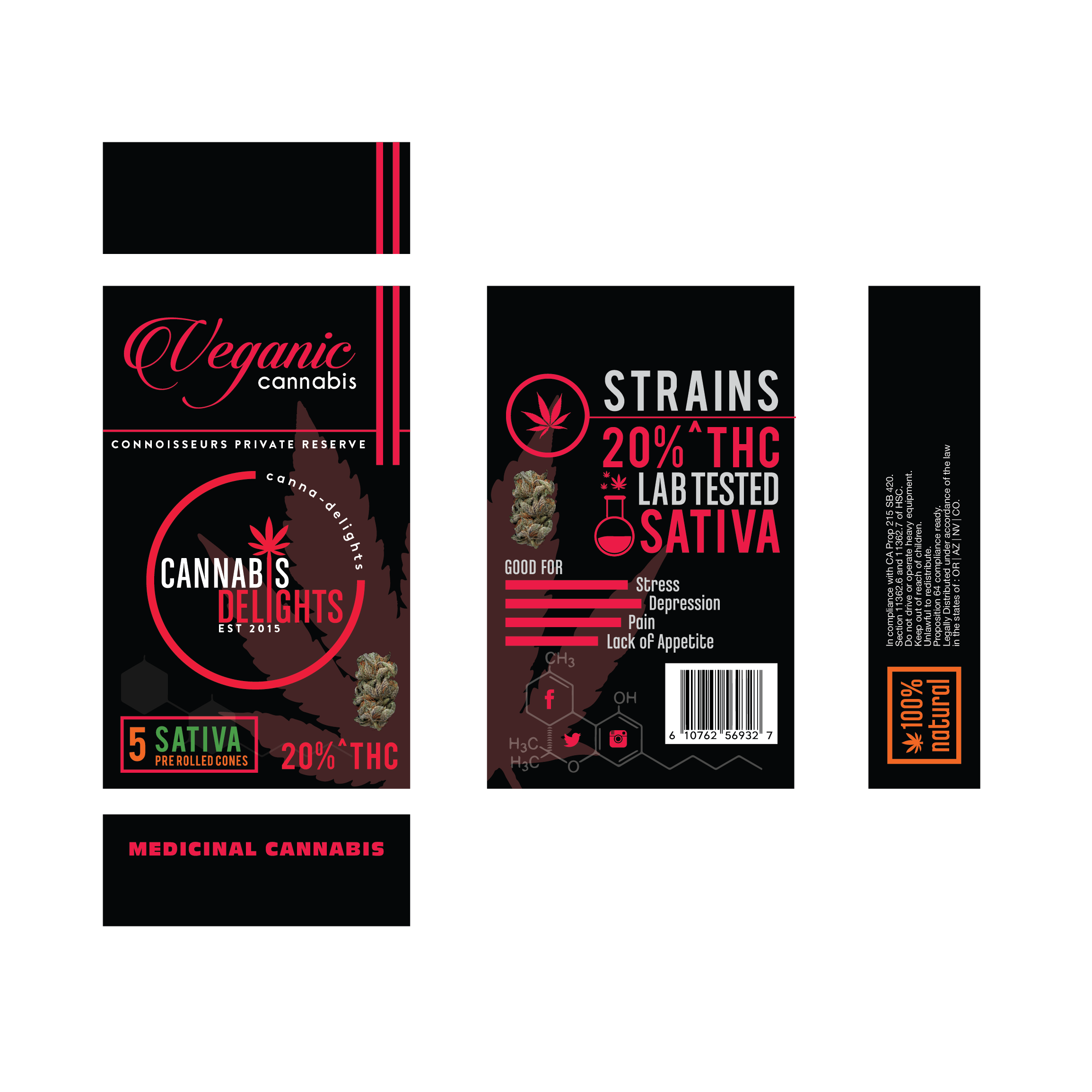 Canna Delights: Sativa Delight pre rolls | Leafly