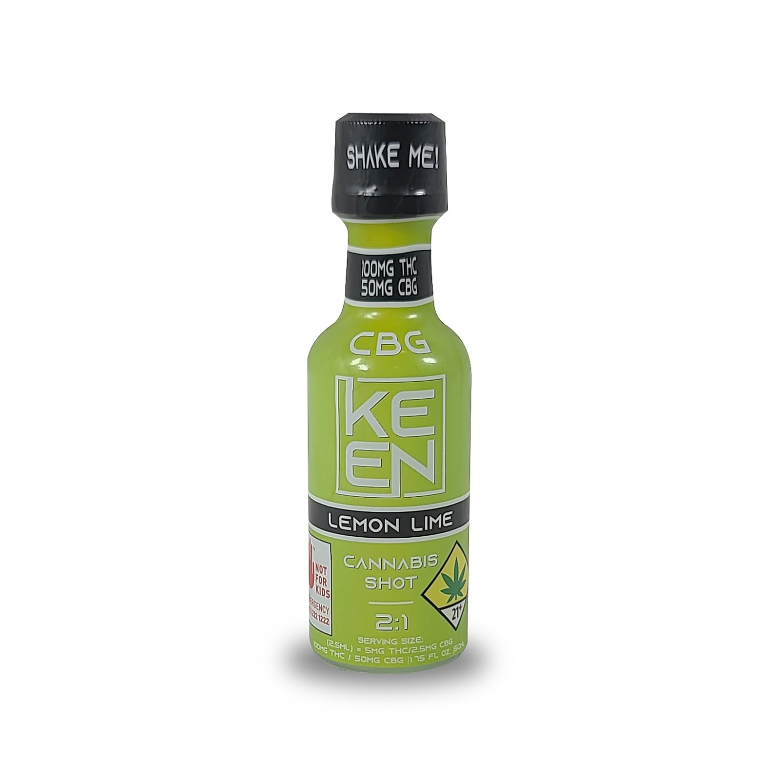 Swell Cannabis: KEEN Lemon Lime 2:1 Sativa + CBG Cannabis Shot by Swell ...