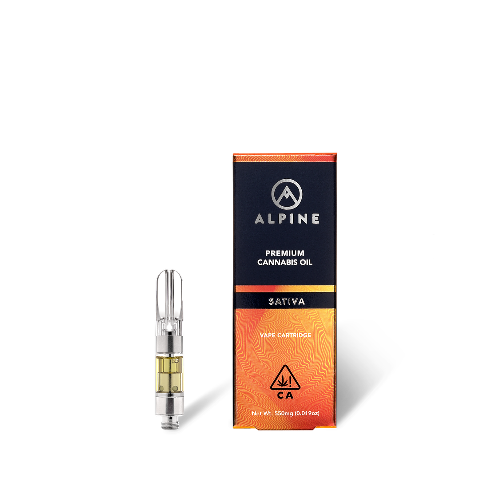 Alpine Vapor: Tangie - Sativa - Premium THC Cartridge 550mg | Leafly