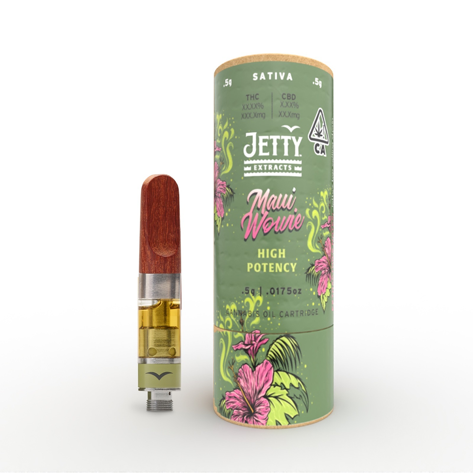 Jetty Extracts: Maui Wowie HIGH THC Cartridge .5g | Leafly