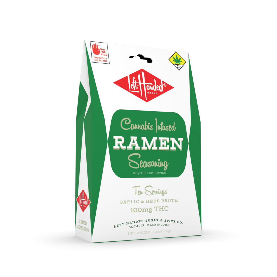 Left-Handed Brand: Ramen Seasoning 100mg 10-pack | Leafly