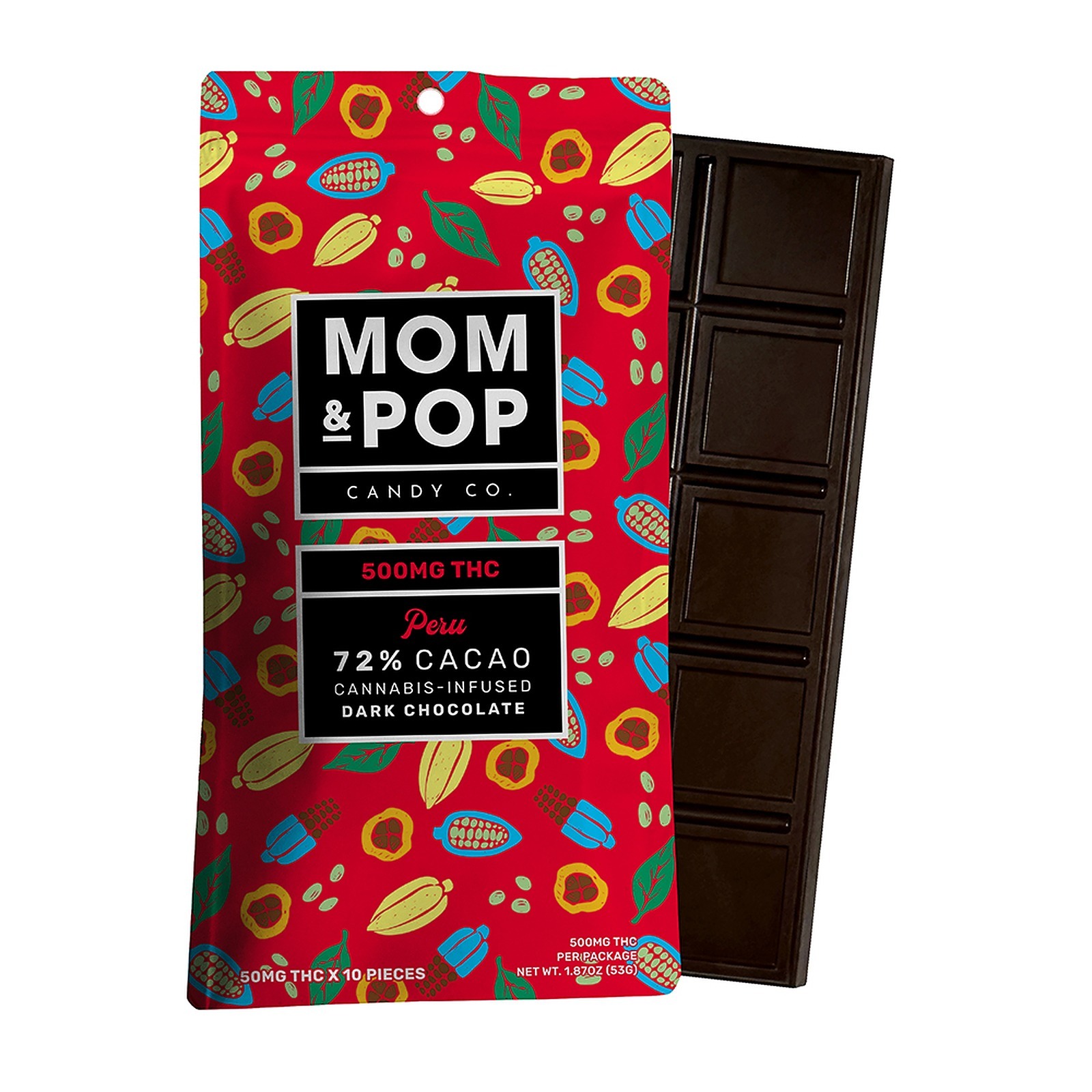 Mom & Pop Candy Co.: 500mg Dark Chocolate Bar by Mom & Pop Candy Co ...