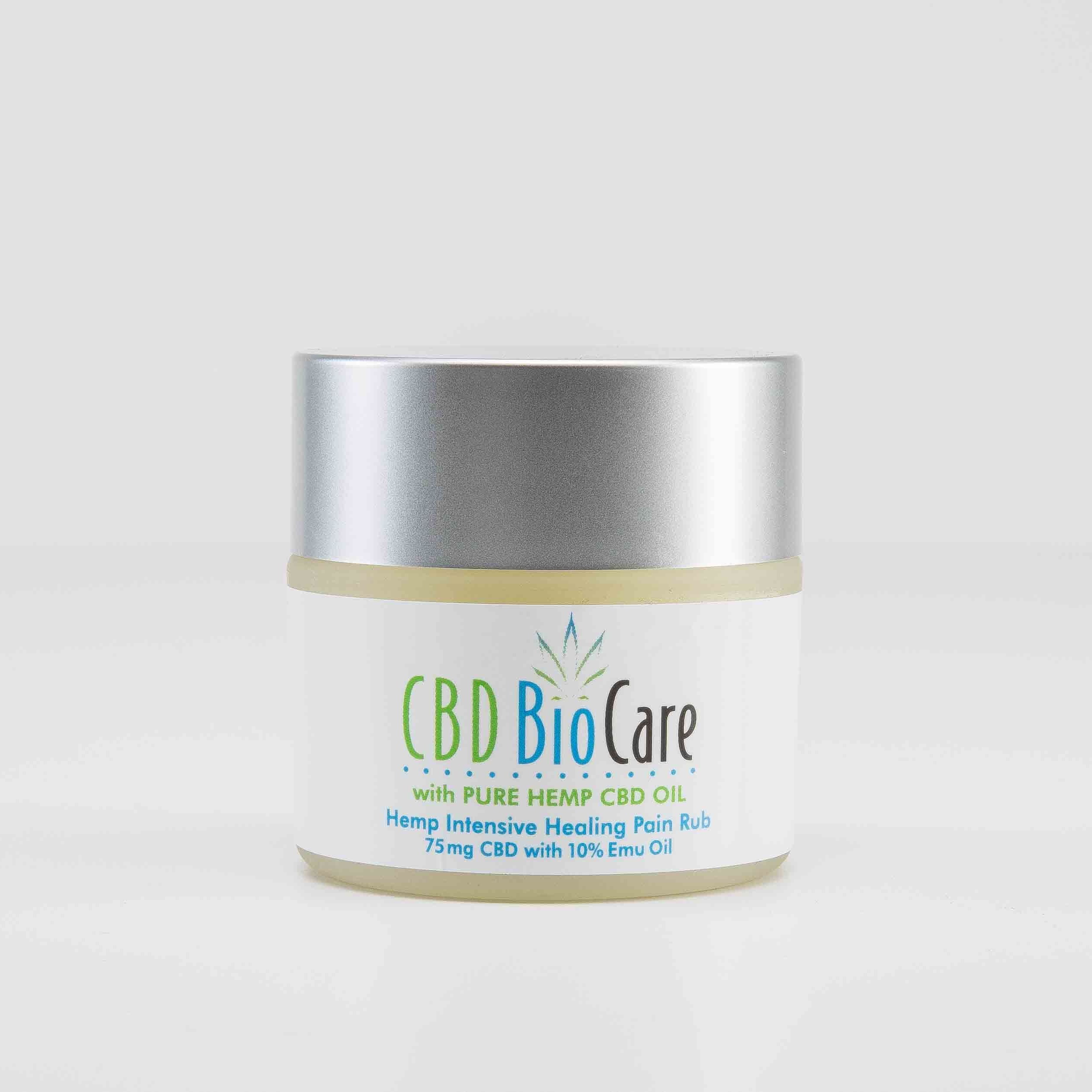 CBD BioCare: CBD BioCare CBD Pain Balm With Emu Oil 2oz | Leafly