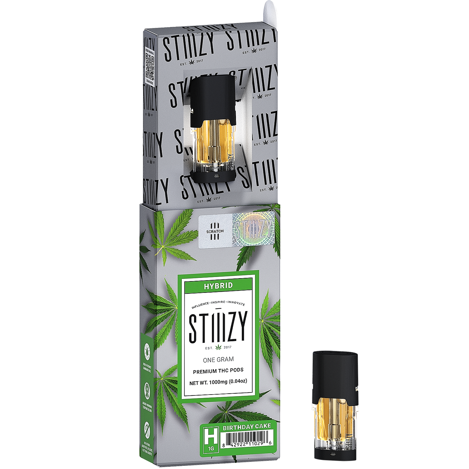 STIIIZY: BIRTHDAY CAKE - PREMIUM THC POD 1G | Leafly